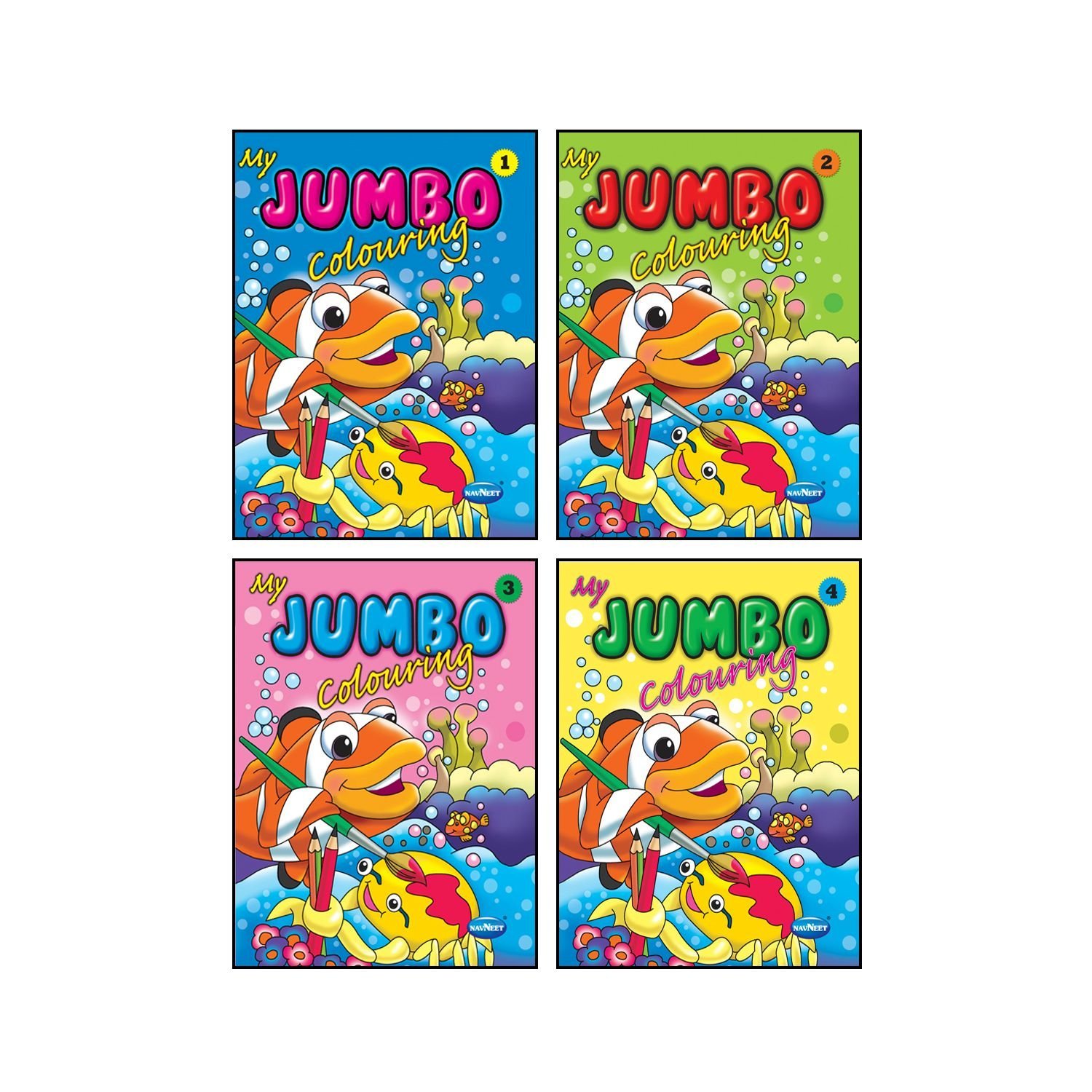 My Jumbo colouring book 4 : Na: Amazon.in: Toys & Games