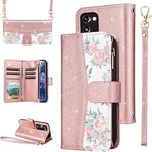 Amazon.com: Furiet for Samsung Galaxy S20 FE 5G 6.5 inch Floral Wallet Case with Wrist Strap ...