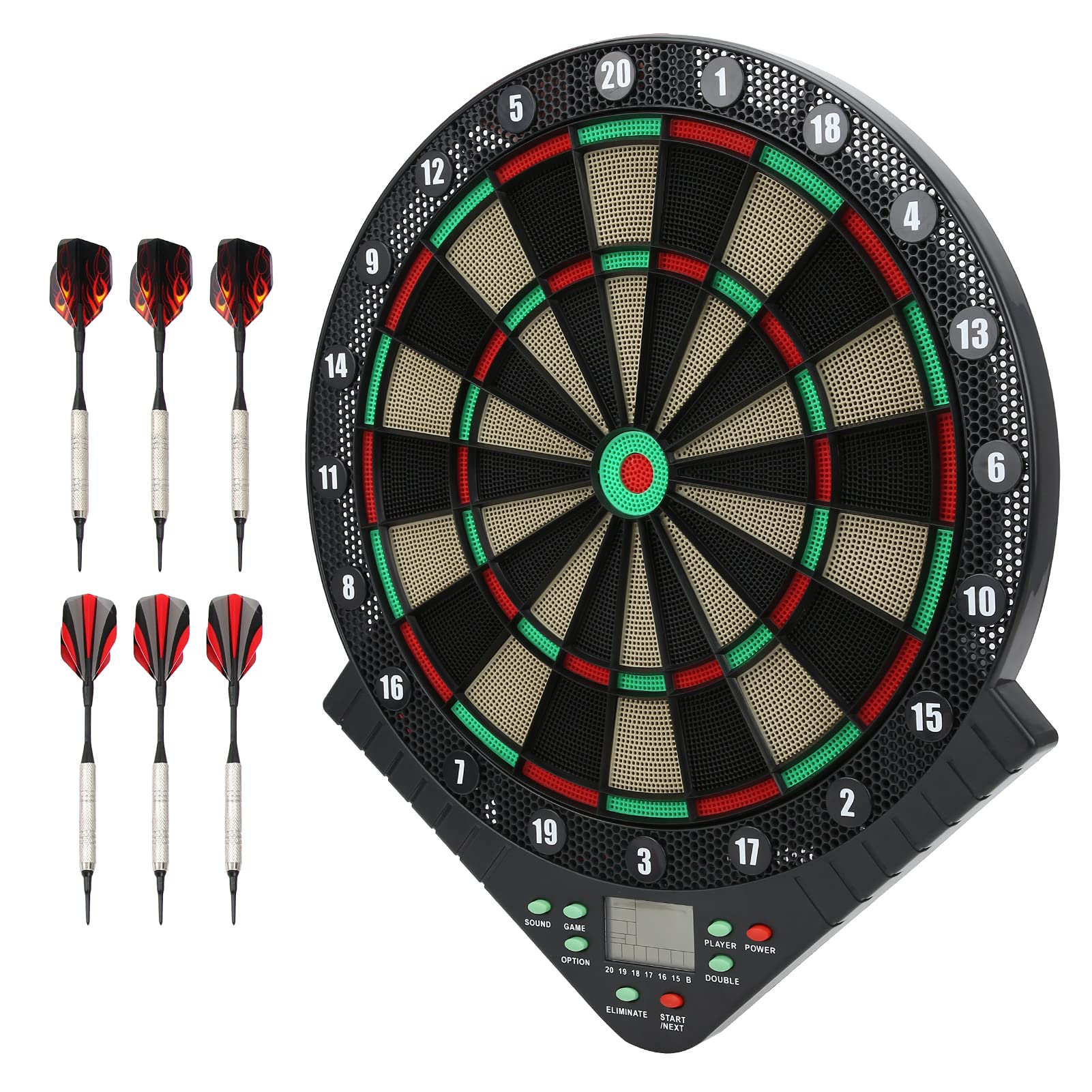 Buy Folany Electronic Dart Board Set, Electronic Dartboard, Score Dart ...