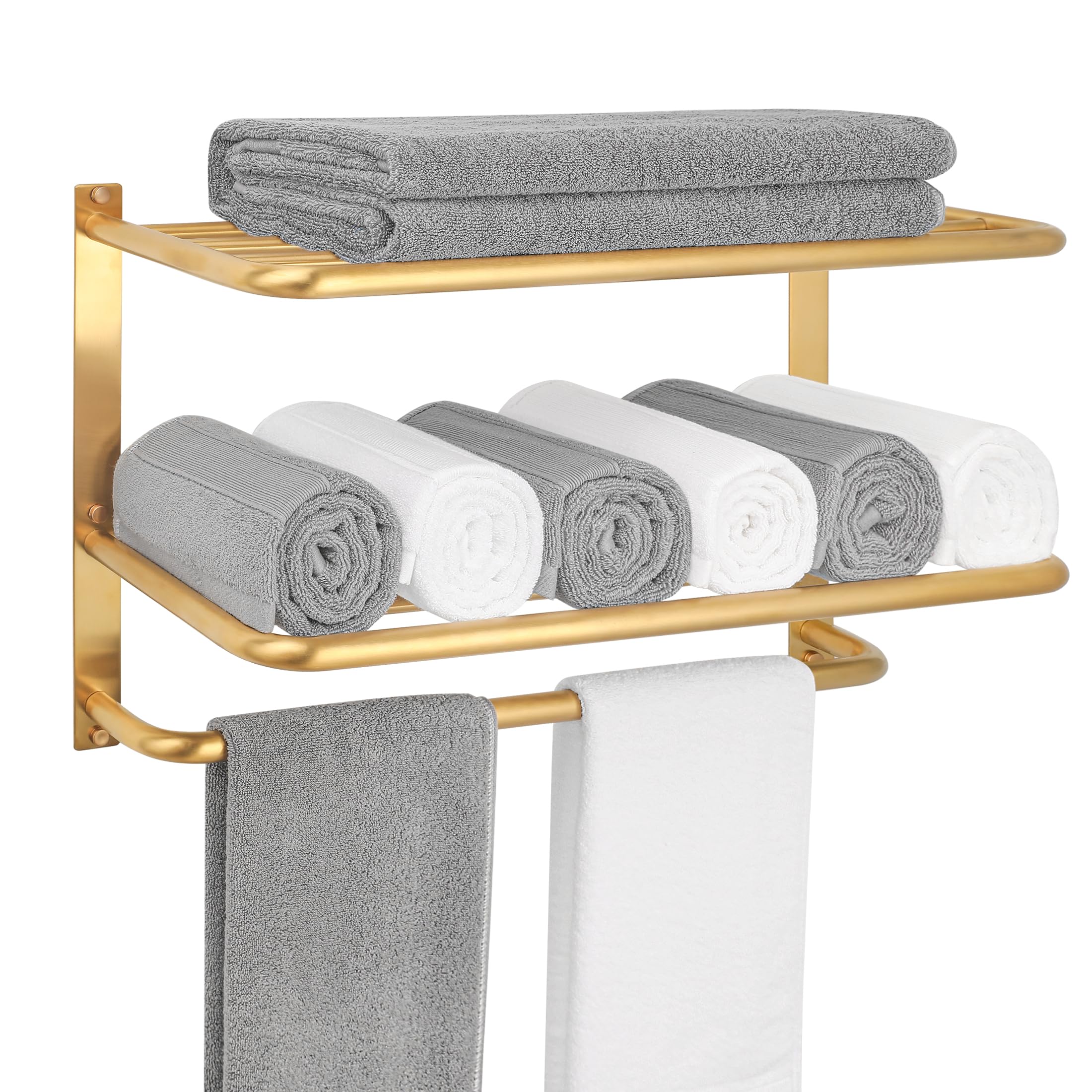 Amazon.com: Towel Rack for Bathroom, DEWVIE 22 Inch Tower Holder with ...