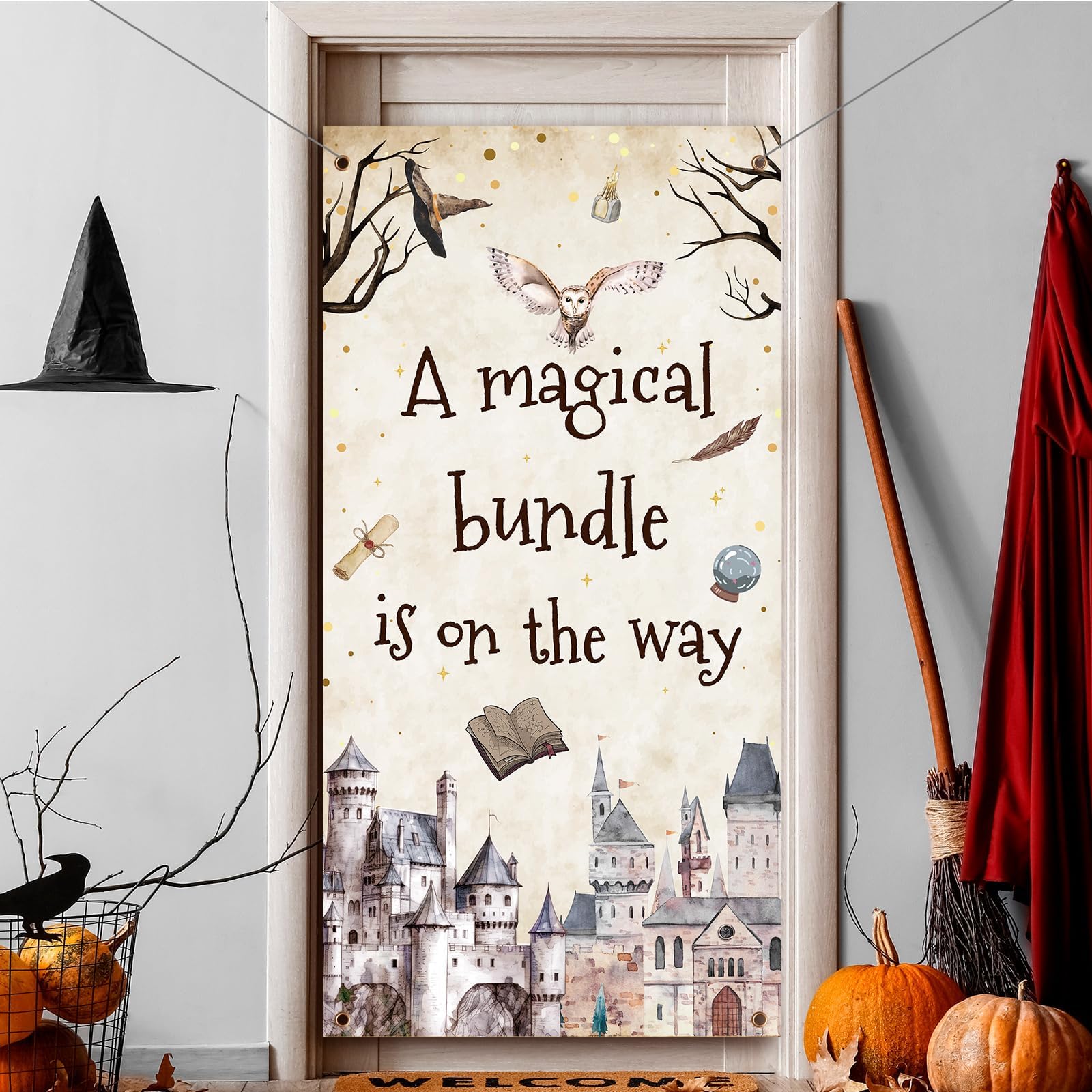 Amazon.com: Magical Party Door Banner a Magical Bundle Is on the Way ...