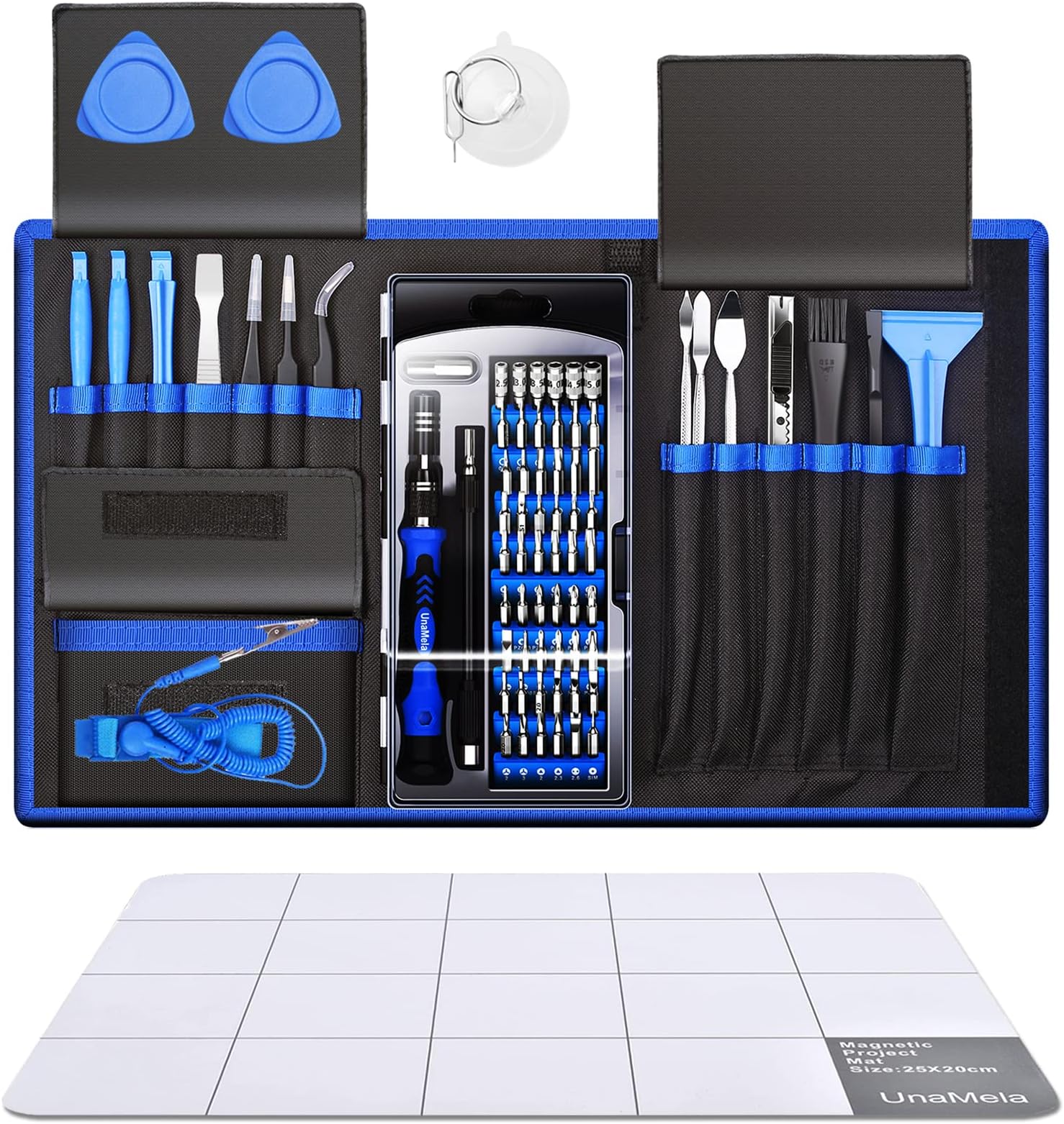 Amazon.com: 80 IN 1 Computer Repair Tool Kit with Magnetic Mat ...