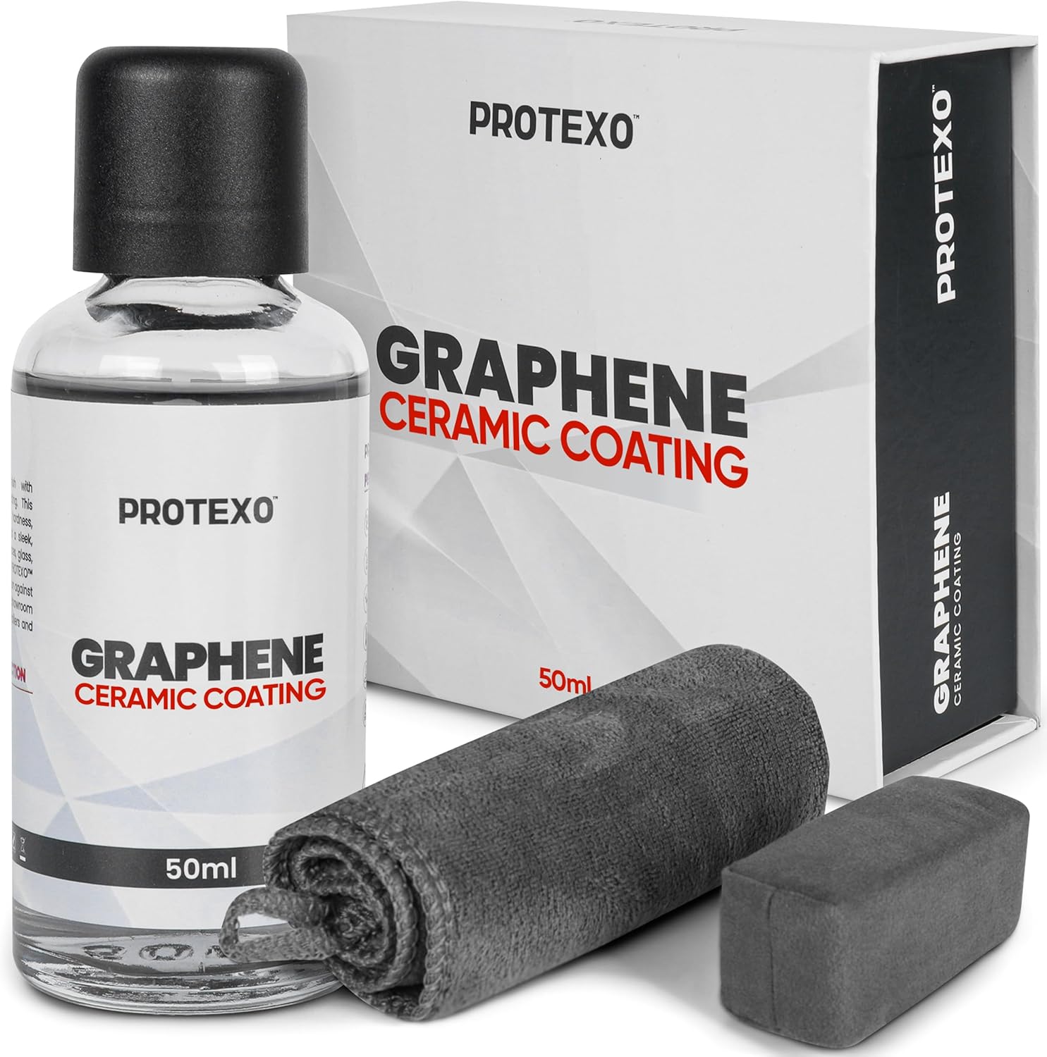 Amazon.com: PROTEXO Graphene Ceramic Coating for Cars 50ML | Complete ...