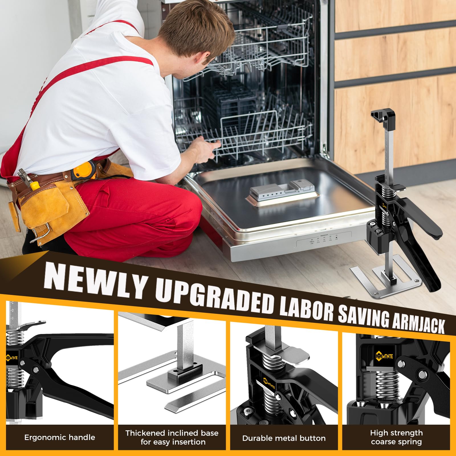 Snapklik.com : Labor Saving Handle 2 Pack, 15 In Construction Jack ...