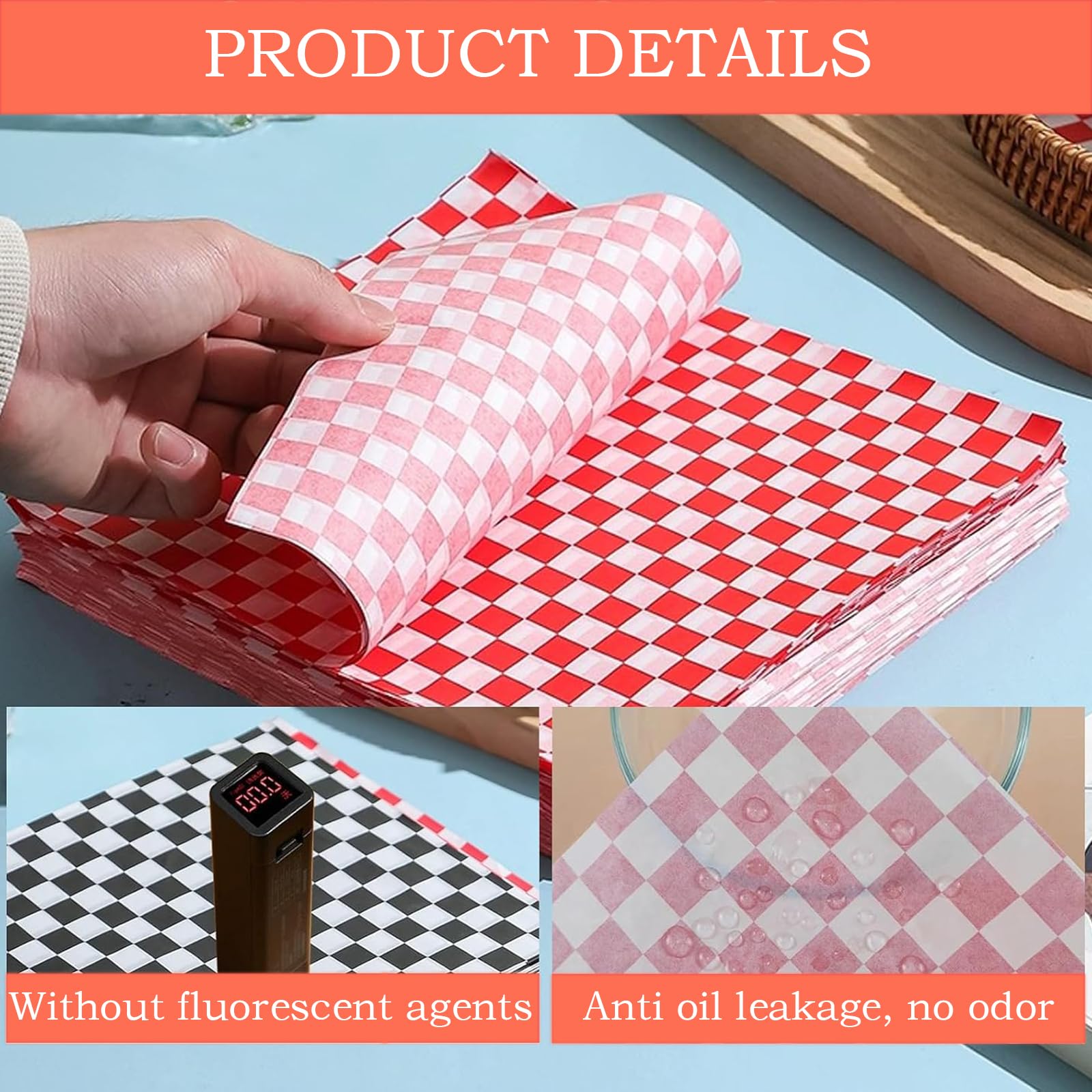 200 Sheets Greaseproof Paper Sheets, Greaseproof Paper, Parchment Paper ...