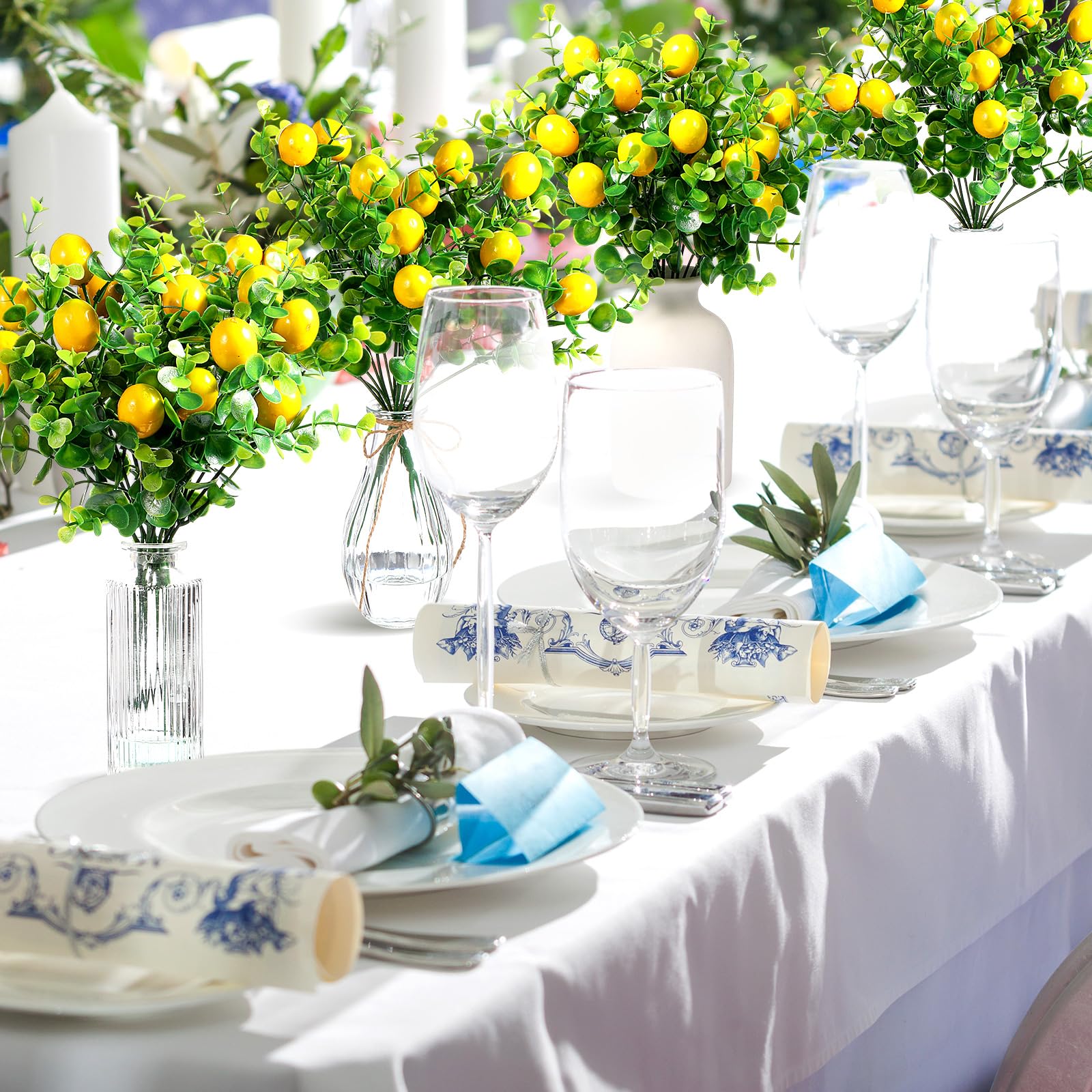 Lemon Themed Centerpieces