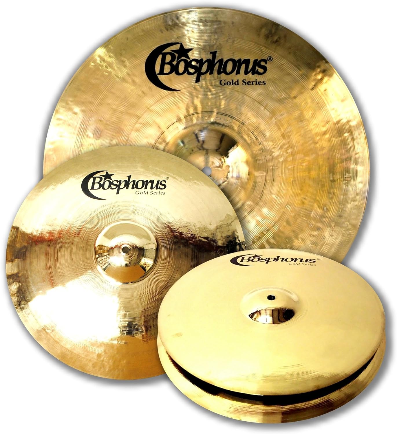 Amazon.com: Bosphorus Cymbals Gold Cymbal Set with Free Bag ...