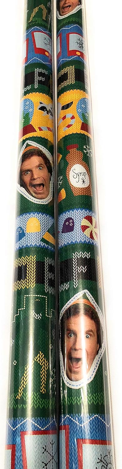 Amazon.com: ELF The Movie Wrapping Paper - 20 sq ft Roll : Health ...