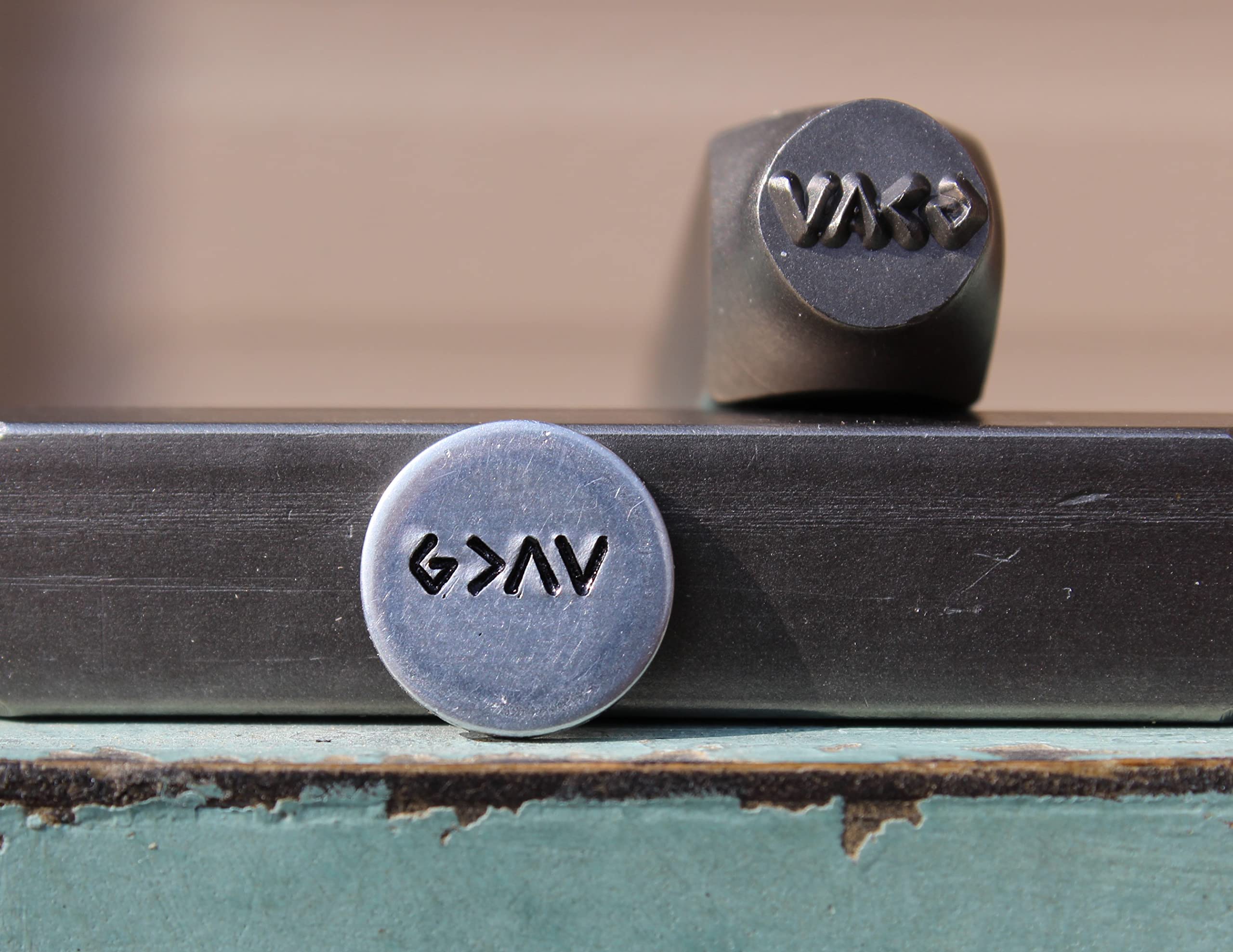 Amazon.com: 8mm God is Greater Metal Punch Design Stamp - Supply Guy ...