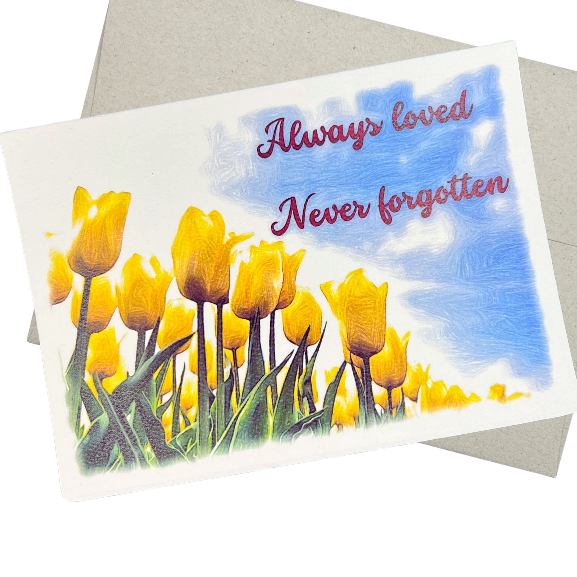 Amazon.com : Condolences Card with Envelope (5X7 Inches and Blank ...