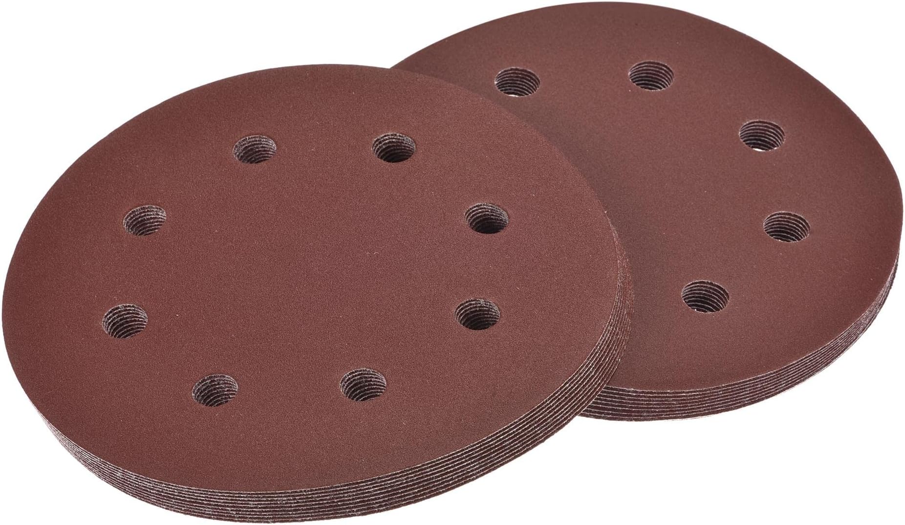 uxcell 7 Inch Hook and Loop Sanding Disc 180/240 Grit Flocking ...