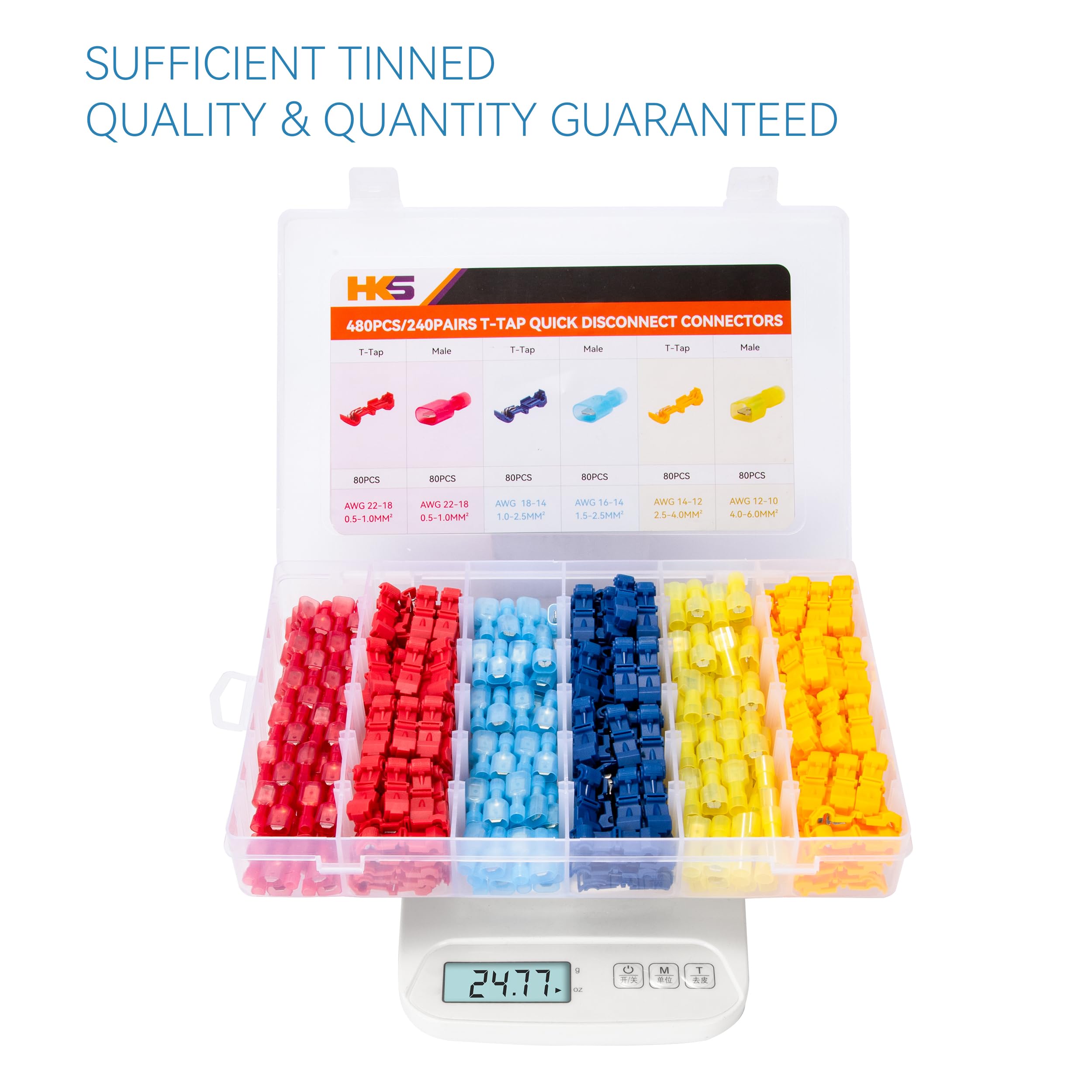 Snapklik.com : 480PCS/240 Pairs T-TAP Wire Connector - Quick Splice ...