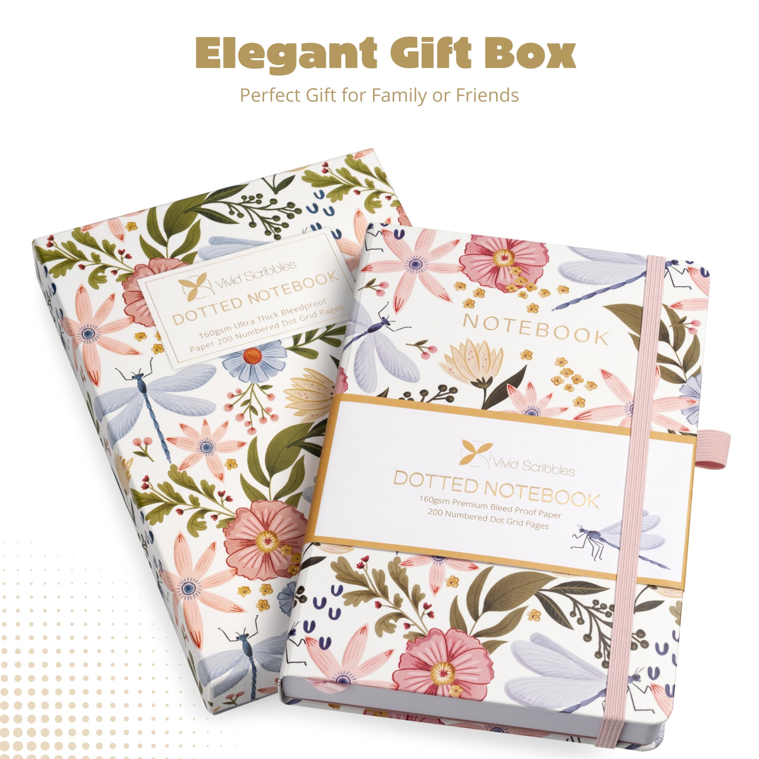 Snapklik.com : Dotted Journal 160gsm No Bleed Thick White Paper 200 ...