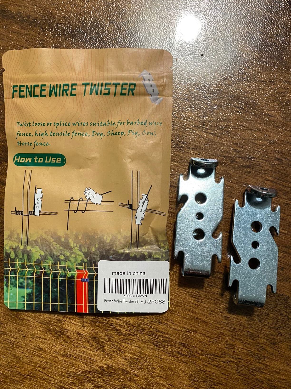 $3/mo - Finance Upgrade Fence Stretcher for T Post Clip, Fence Wire ...