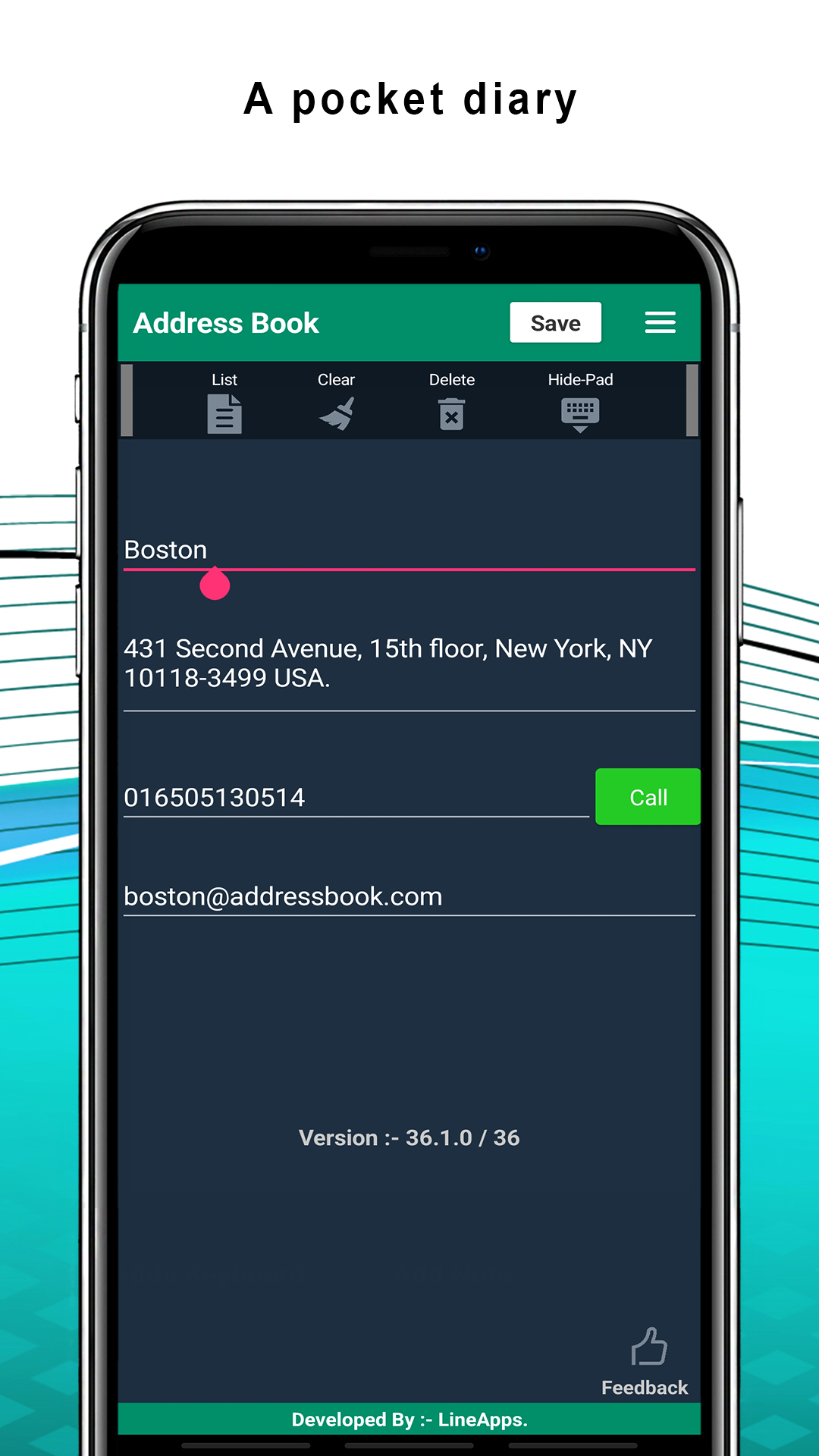 Address Book - App on Amazon Appstore