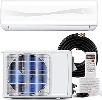 Amazon.com: 12000BTU Mini Split AC/Heating System -SIMOE Ductless Inverter Mini Split Air ...
