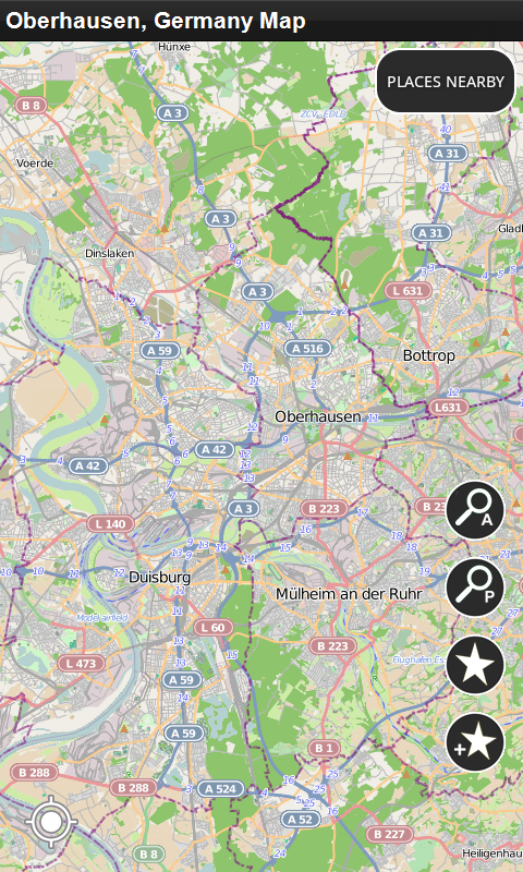 Oberhausen, Germany - Offline Map:Amazon.co.uk:Appstore for Android