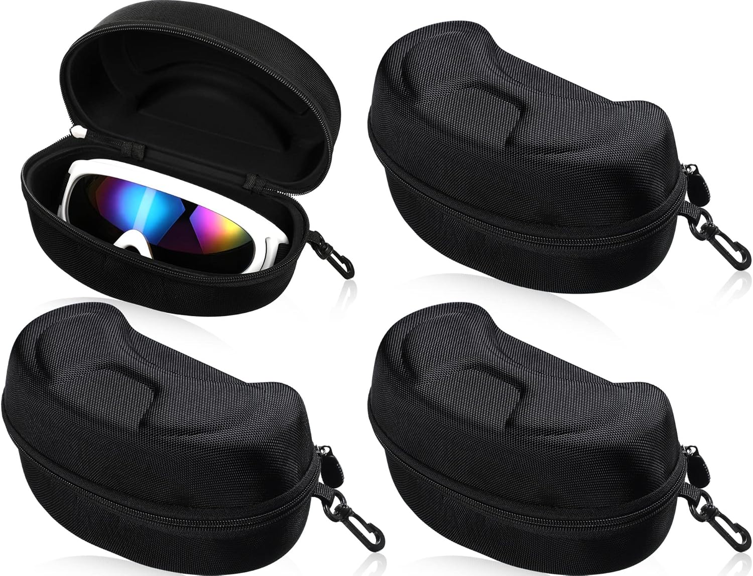 Amazon.com: Hoteam 4 Pcs Winter Ski Snowboard Goggles Box Big Hard ...