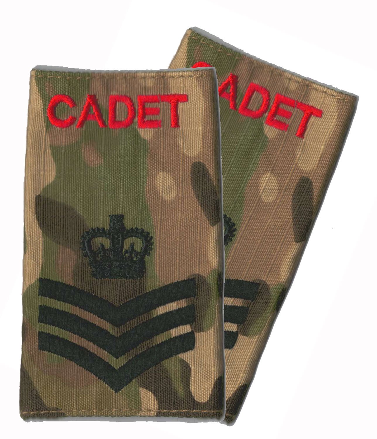 Pair Of Rank Slides Pair Of Army Cadet Force (ACF/CCF) Rank Slides For ...