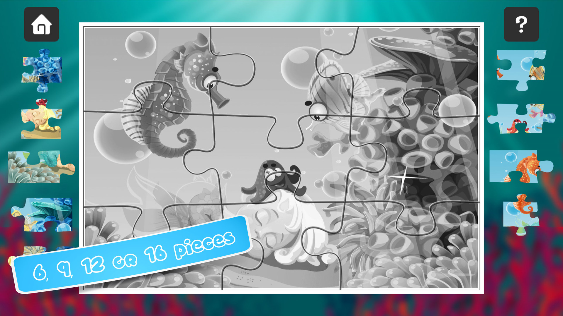 Fun Ocean Fish Jigsaw Puzzles for kids and toddlers - Free to try ...