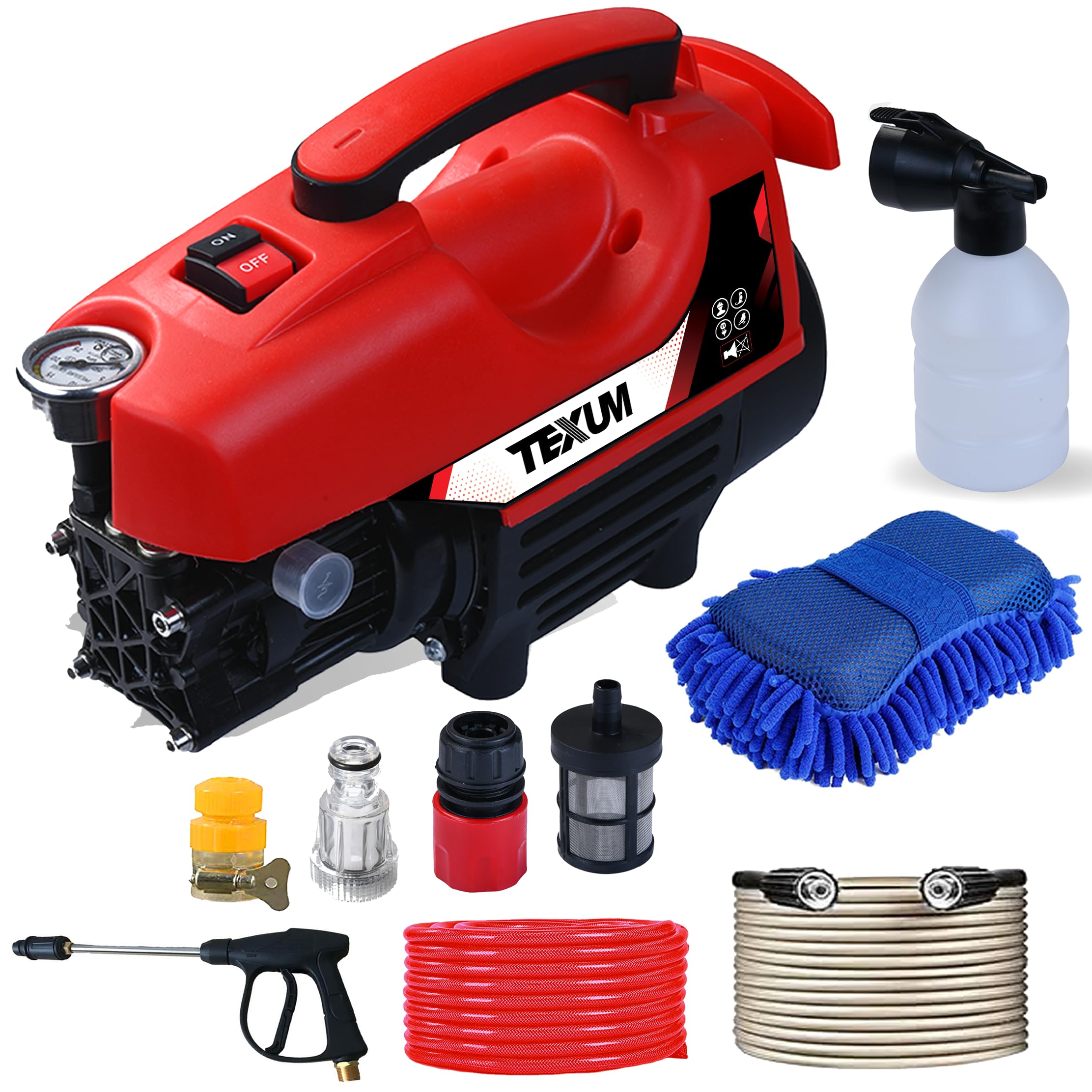 Texum TX-50 Portable high Pressure Car Washer Machine for Washing car ...