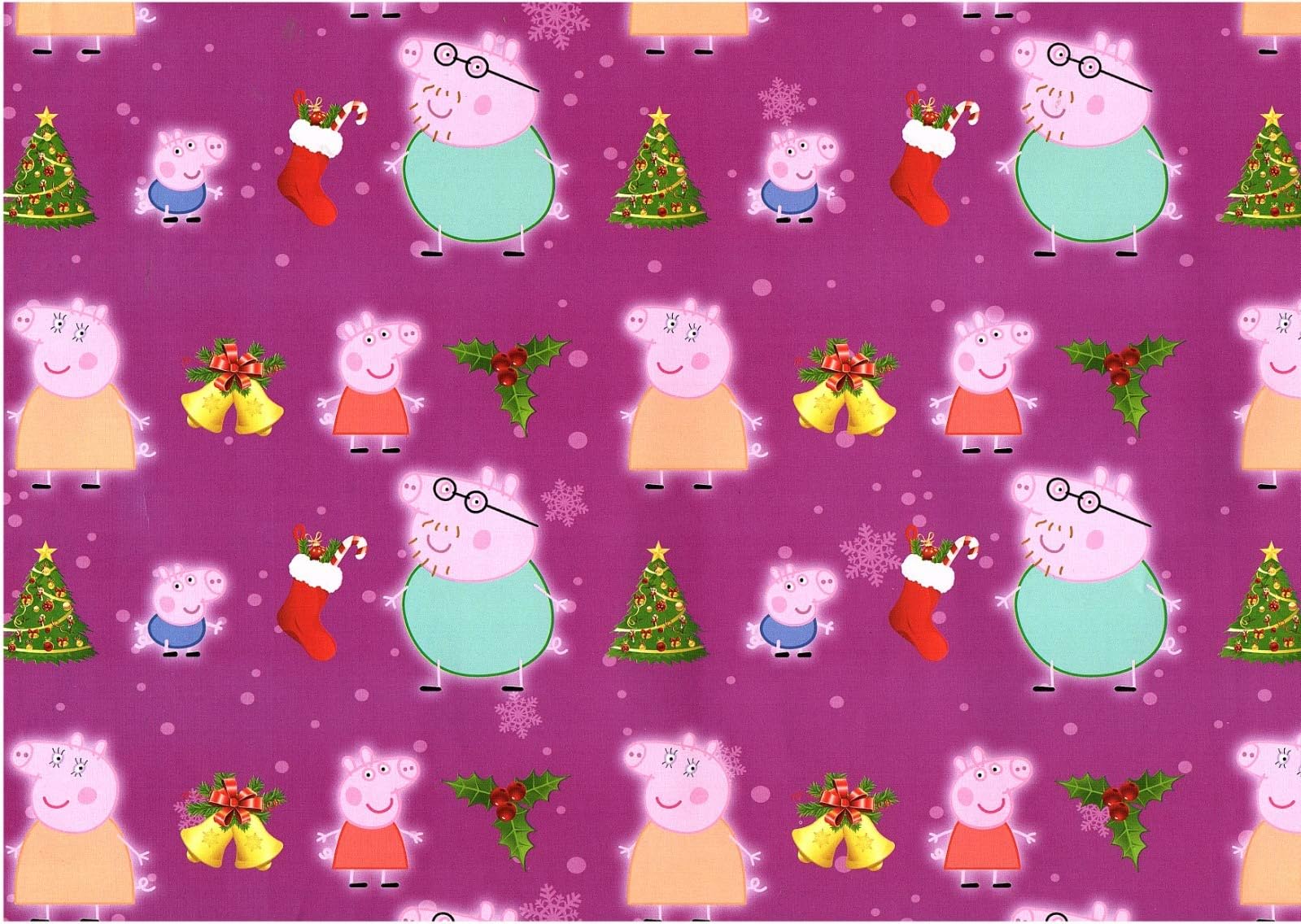 Peppa Pig Wrapping Paper, Peppa Pig 2 Sheet 2 Tag Wrapping Paper ...