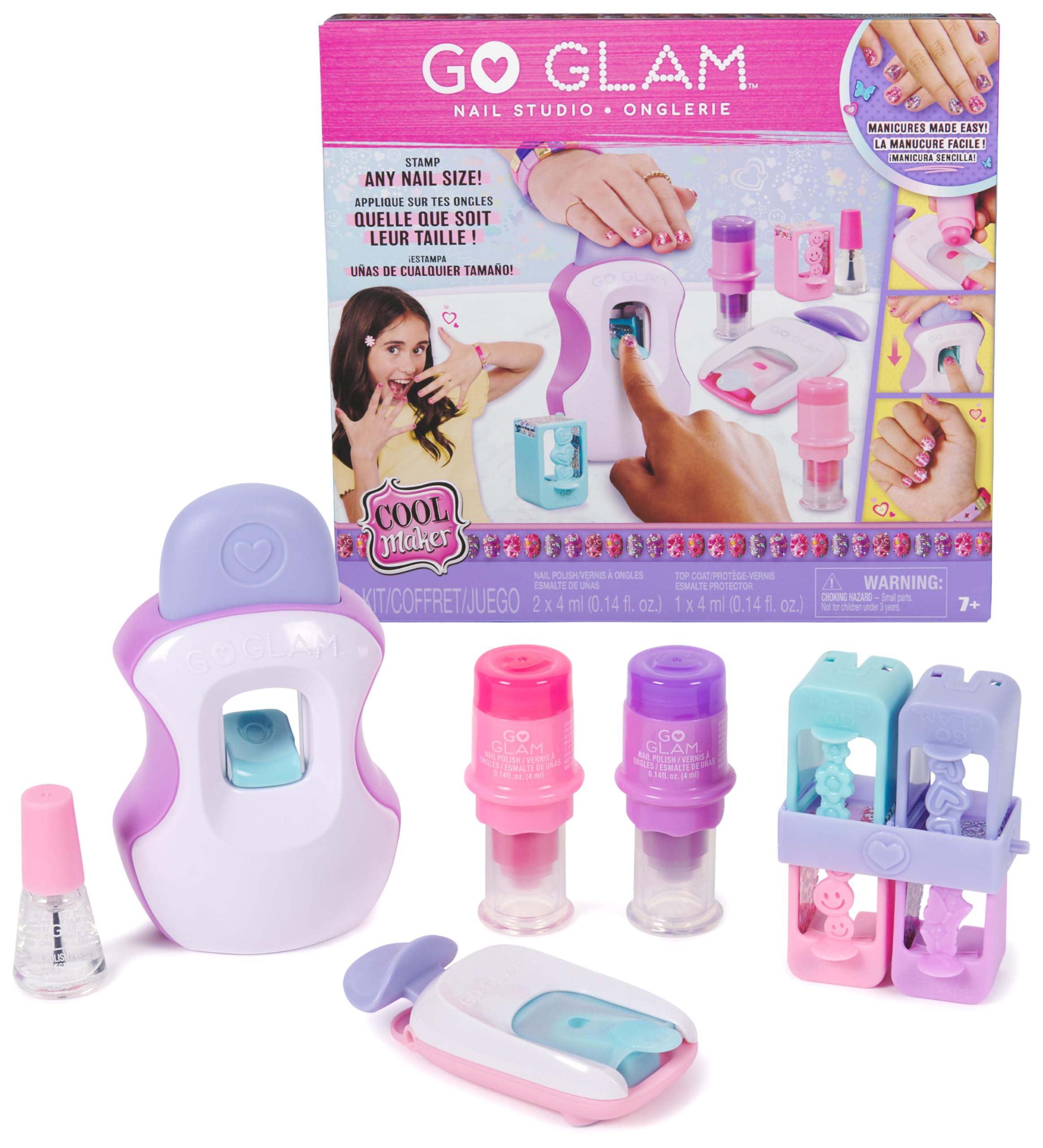 Cool MAKER - Go Glam Nail Studio - Machine Manucure - 200 Ongles avec 4 ...