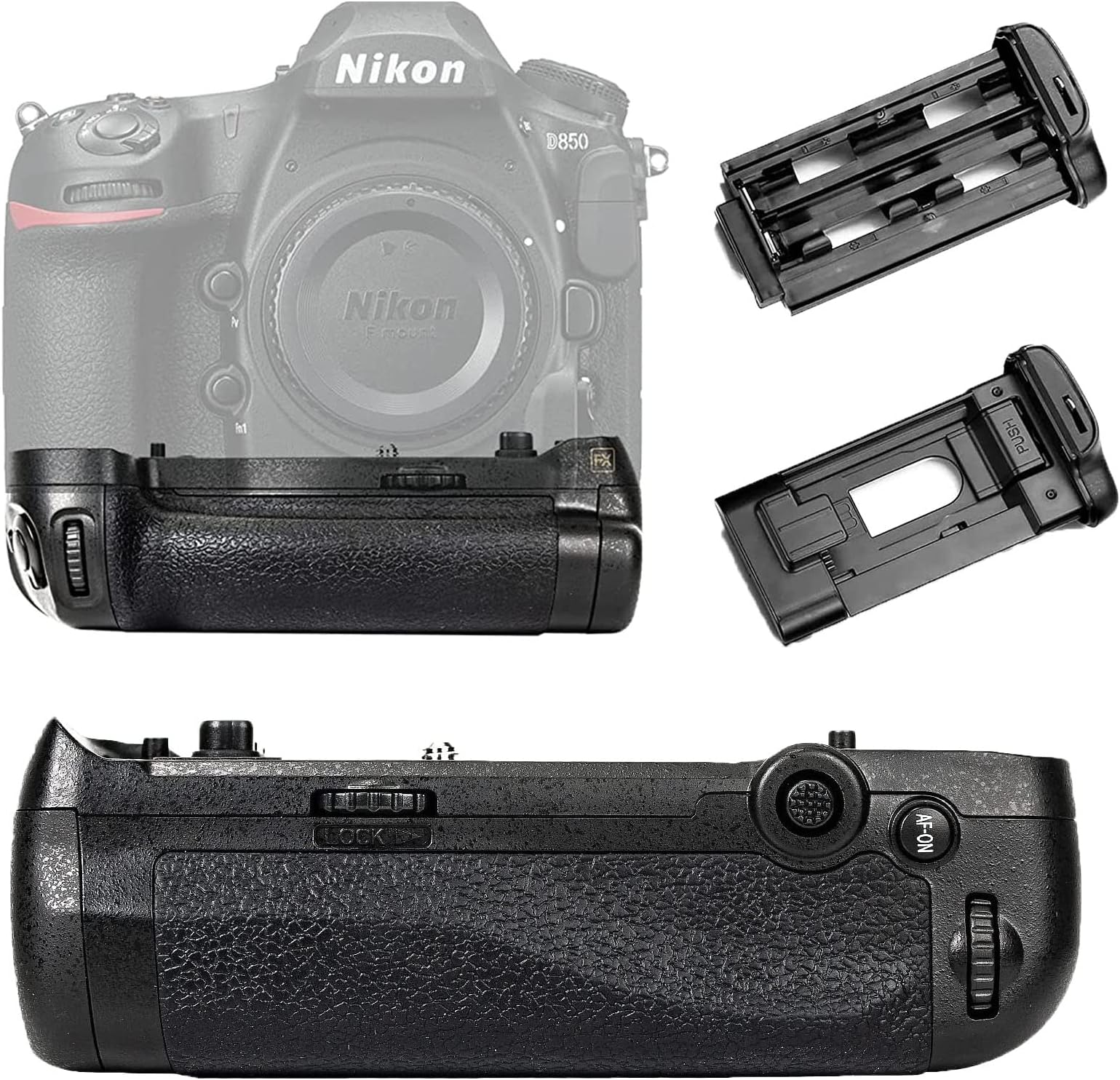 Amazon.com : Vello BG-N19-2 Battery Grip for Nikon D850 : Electronics