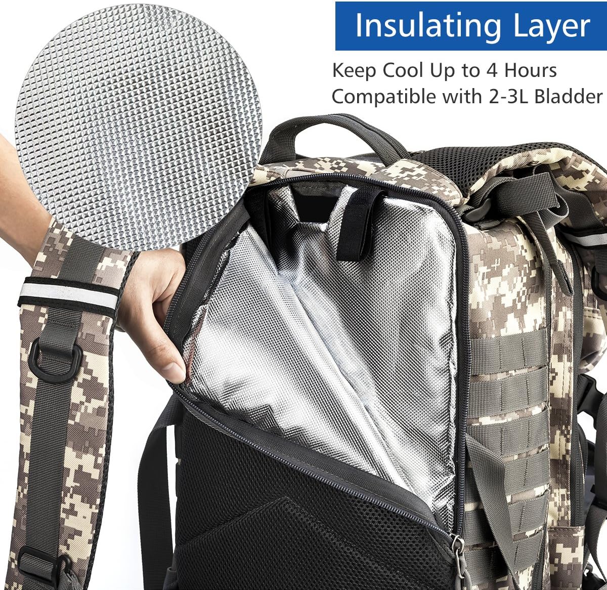 Gelindo 35L Tactical Hunting Backpacks - Military Molle Backpack ...