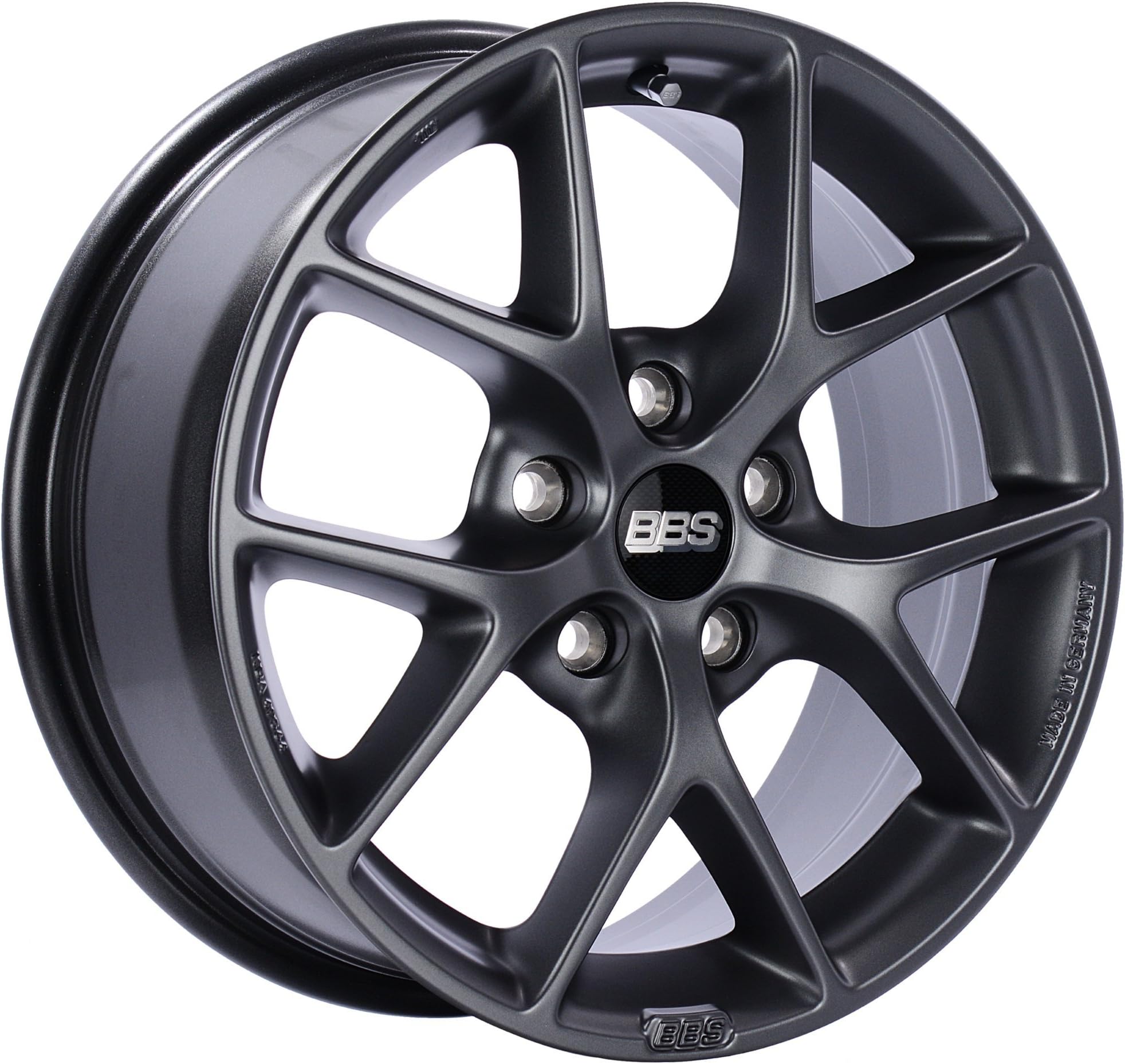 Amazon.com: BBS CH-R Silver Wheel with Painted Finish and Polished ...