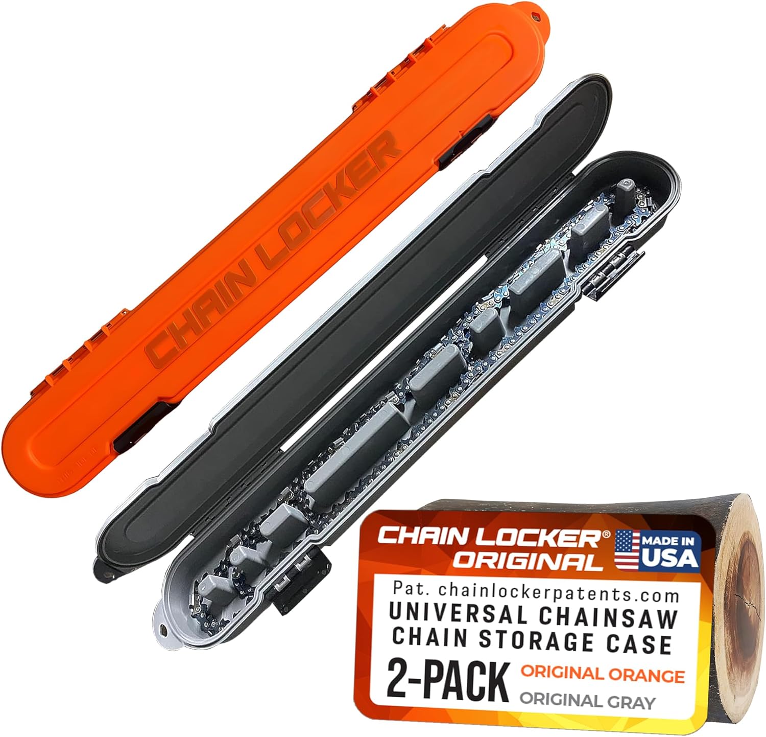 Amazon.com : Chainsaw Chain Storage Original Single Row Case Bundle 2 ...