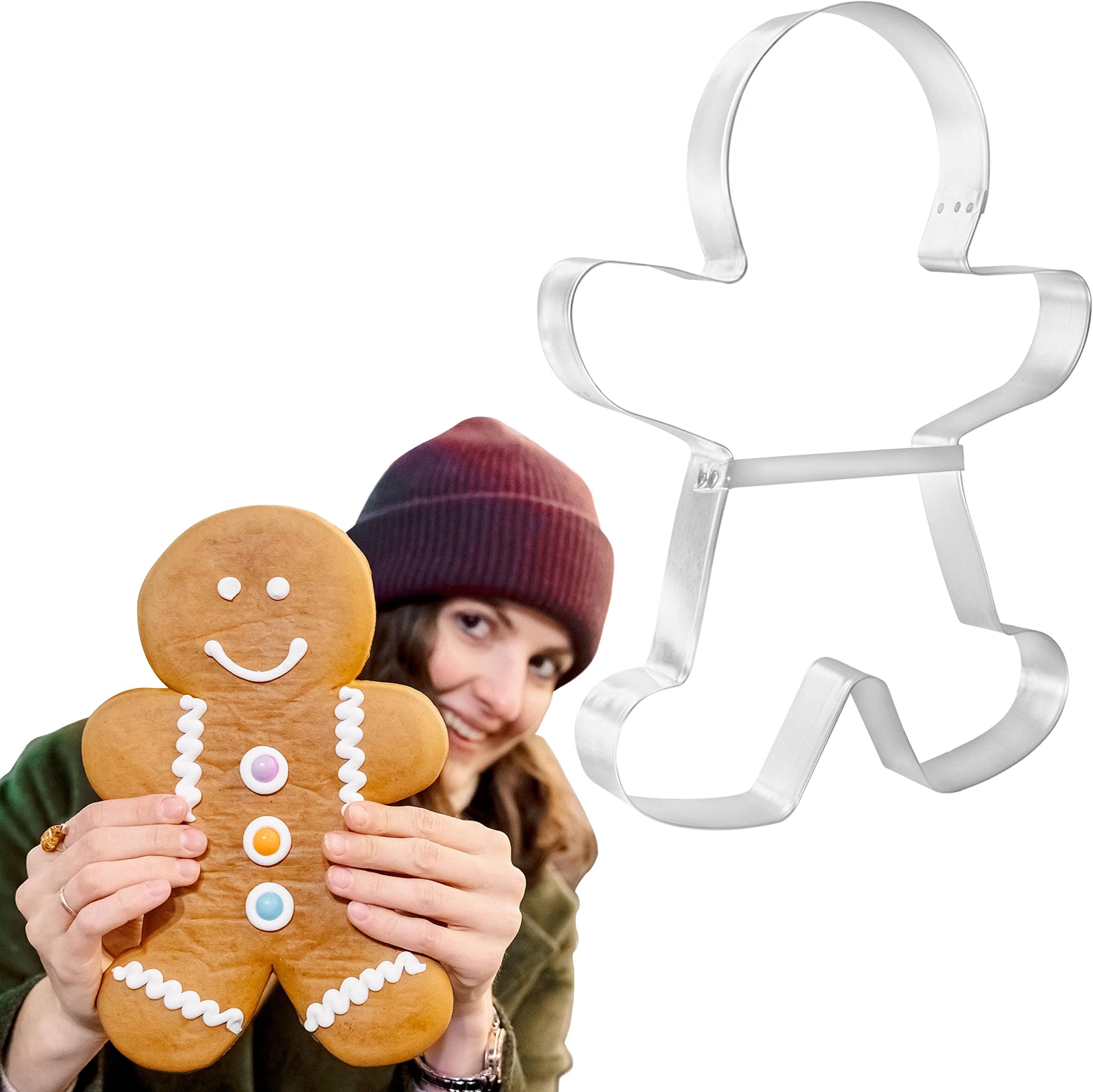 Amazon.com: Funny Gingerbread Man Cookie Cutters, Boy and Girl Cookie ...