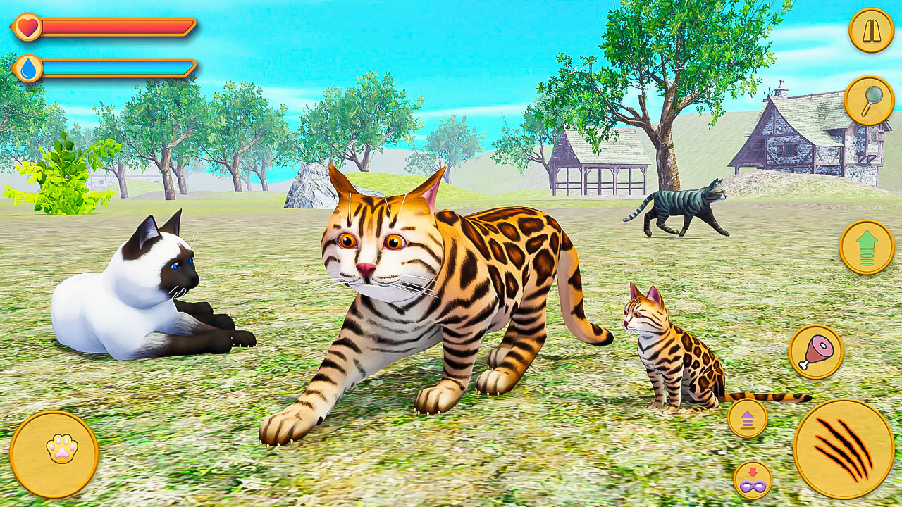 Little Kitty Cat Simulator Games 3D: Big Cat Games Simulator 2024 - App ...