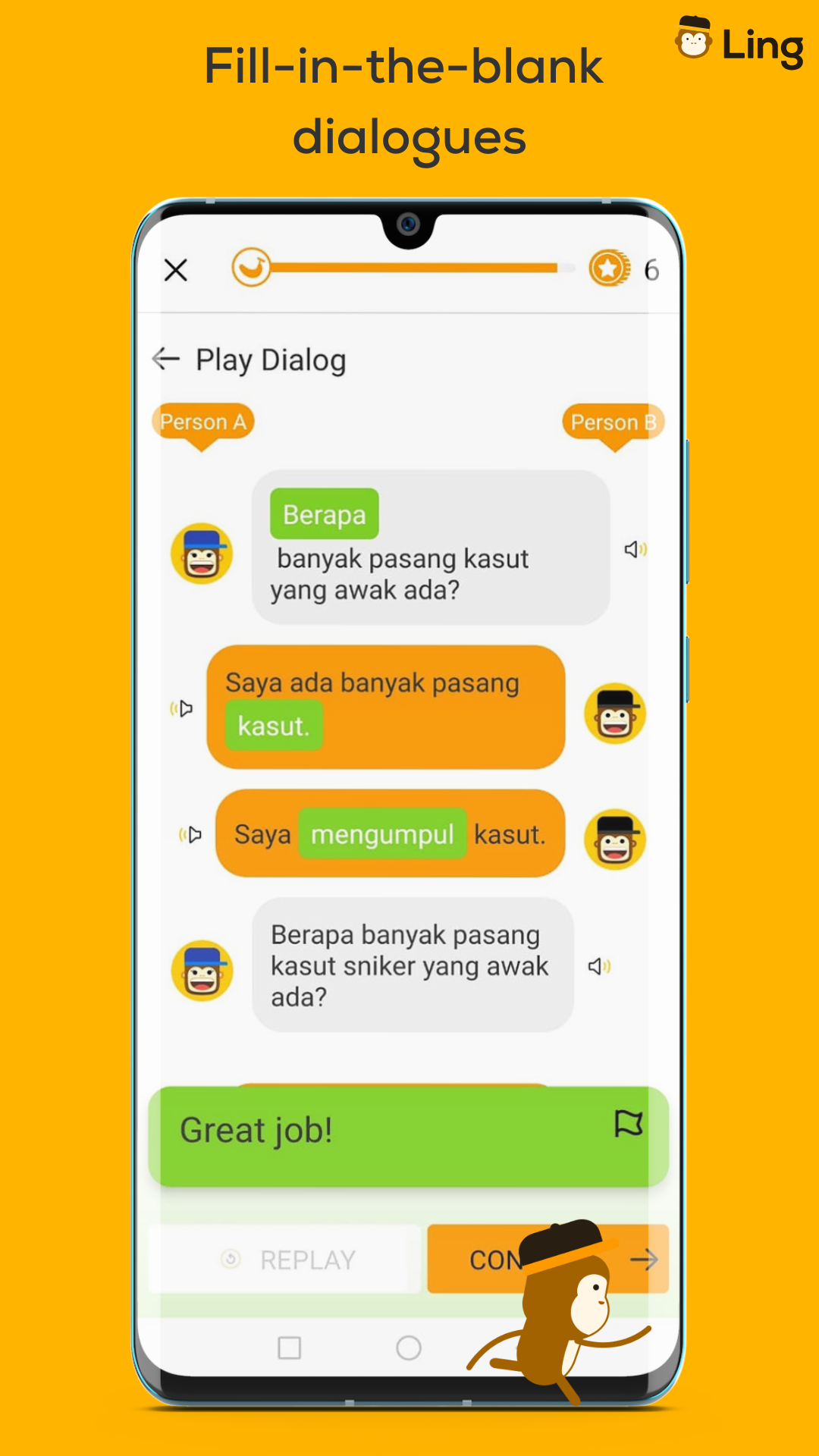 Ling App: Learn Languages Online With Mini-Games - App on Amazon Appstore