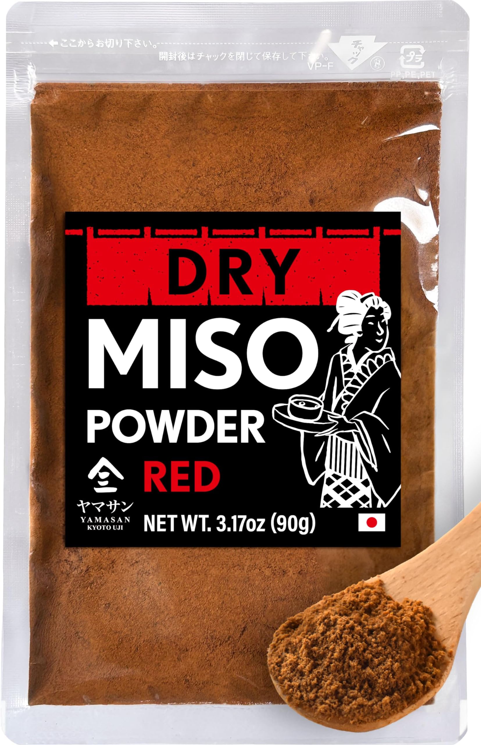 Amazon.com : White Miso Powder in a resealable plastic bag- (1 lb. [16 ...