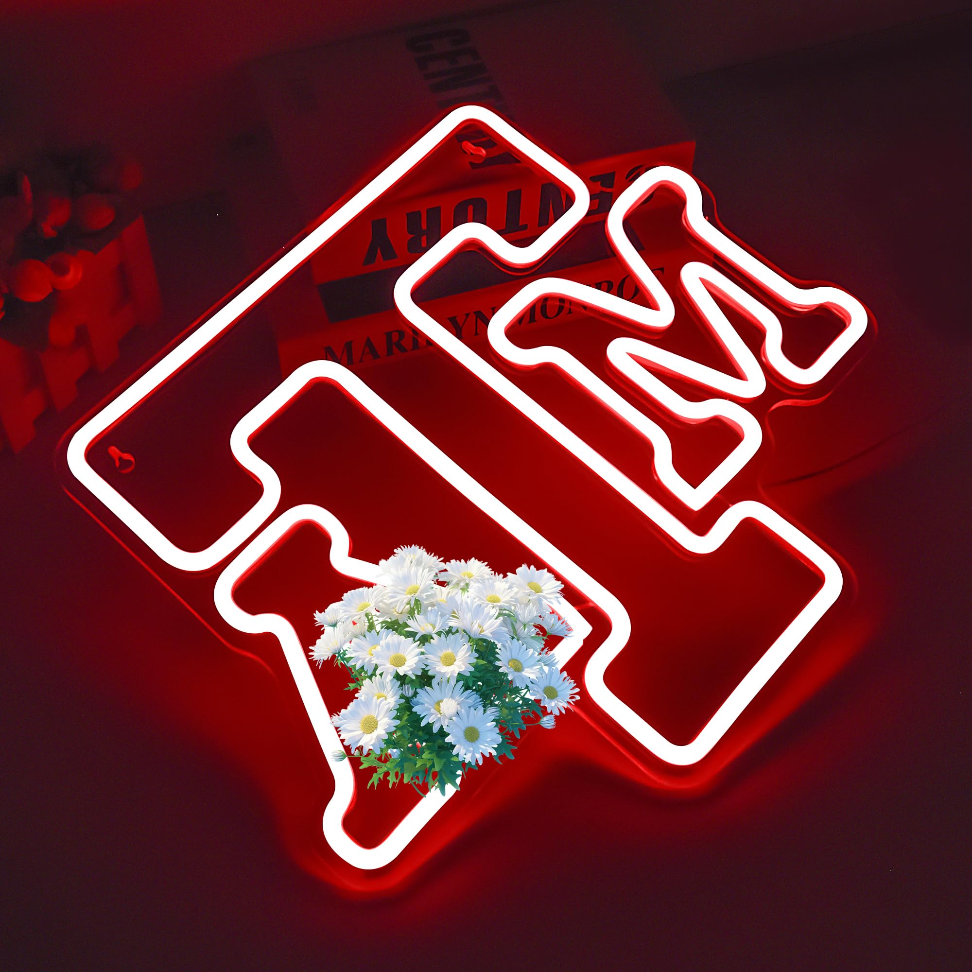 UF Neon Sign For Wall Decor,College UF Neon Led Sign For