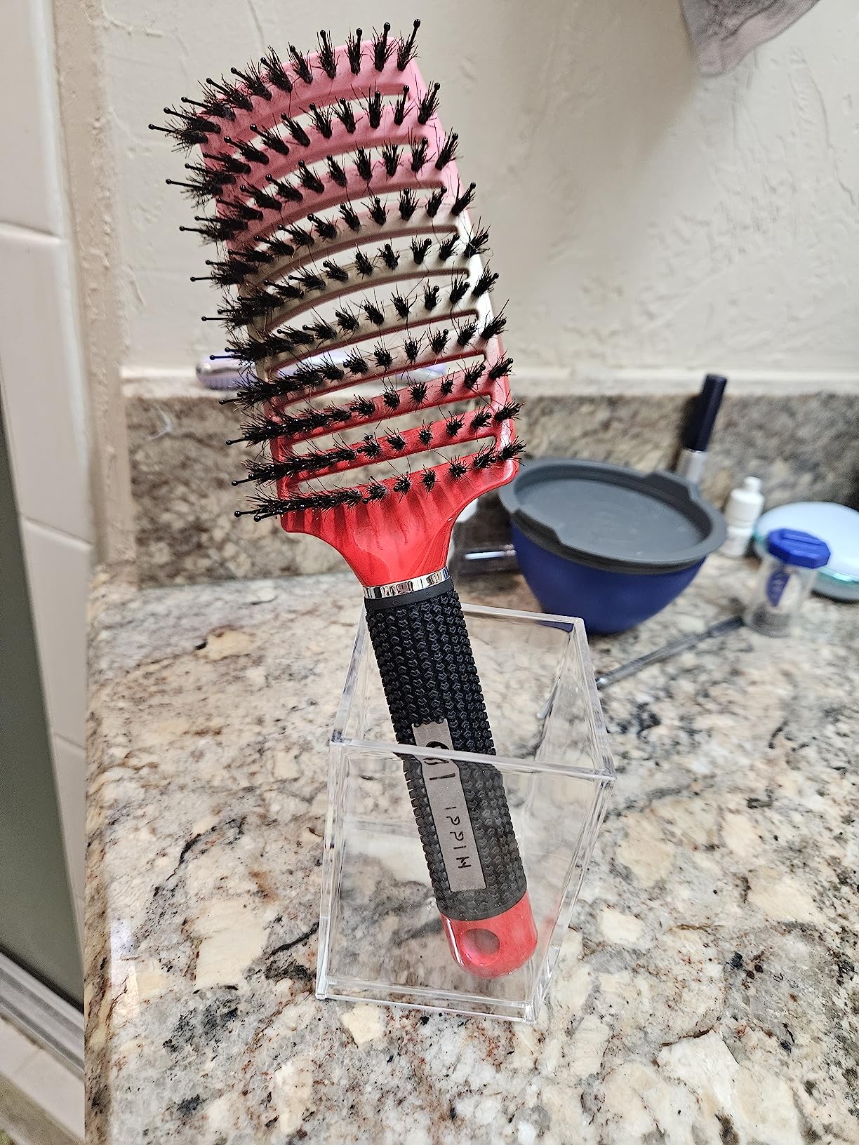 Amazon.com: YeeBeny Wet Brush Holder Organizer, Women & Mens Hair Brush ...