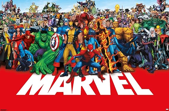 Amazon.com: Trends International Marvel Publishing - The Marvel Lineup ...