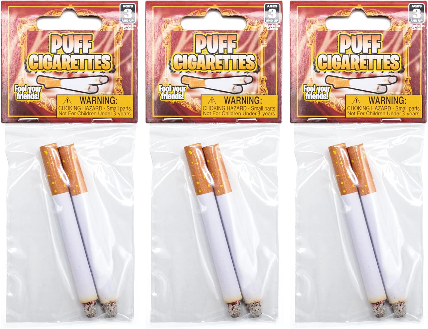 Amazon.com: Srenta Fake Cigarettes Puff Cigars – 6 pcs of Prop ...