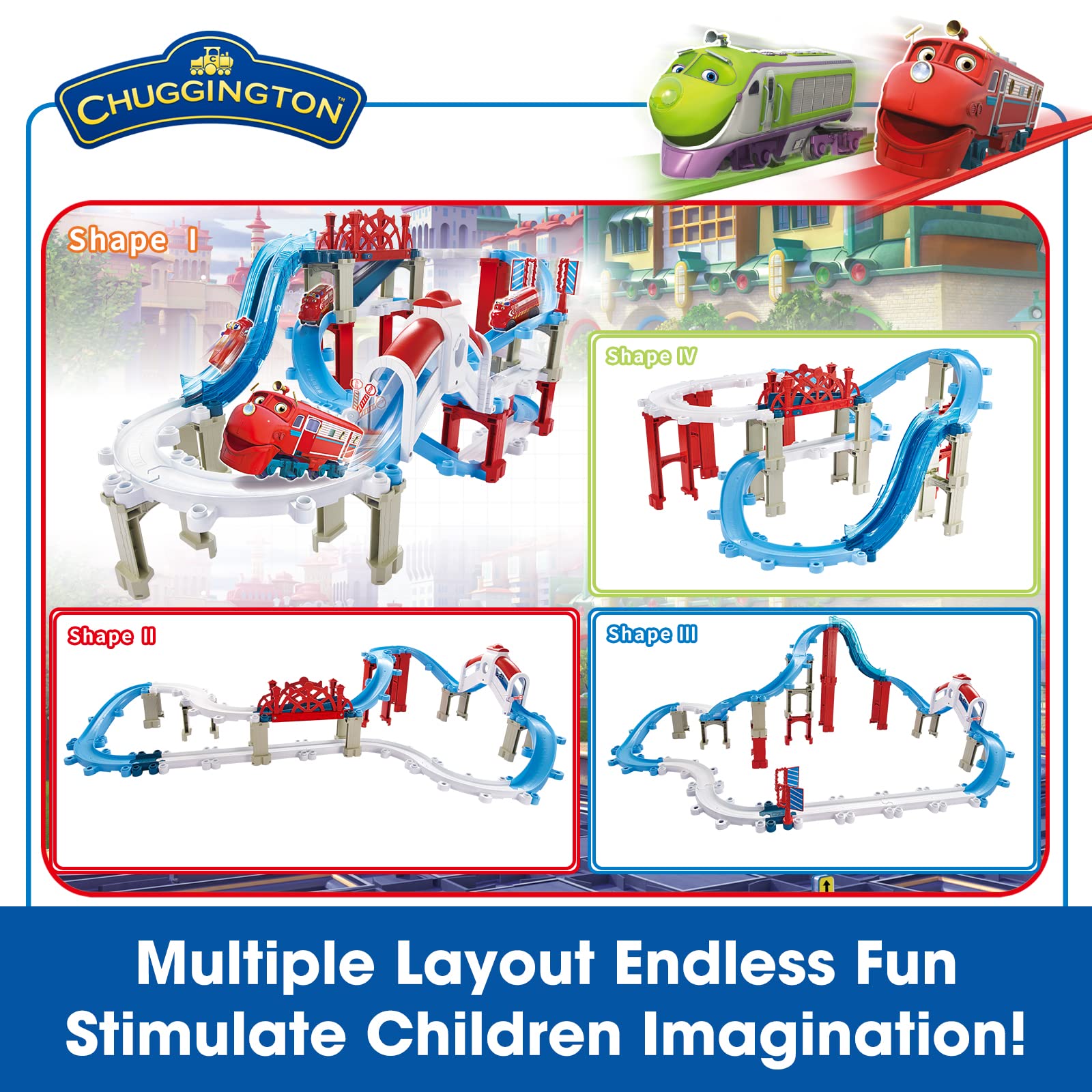 Chuggington Electric Train Set The Railway Collection Hankai Tramway