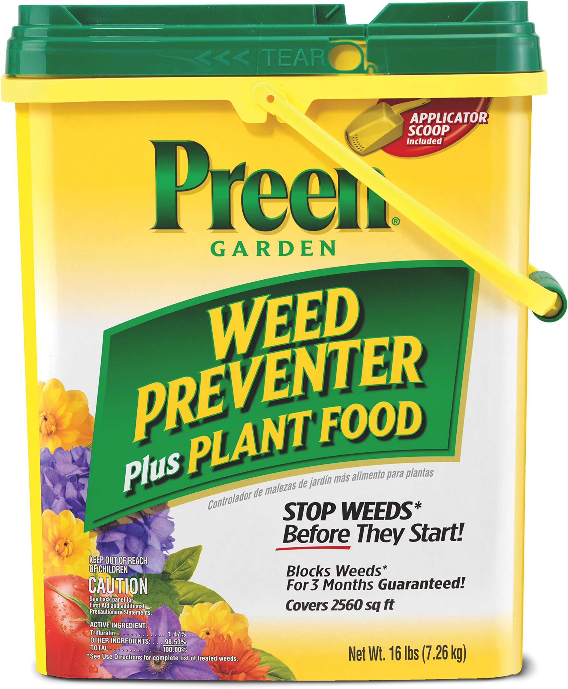 Amazon.com : Preen One Lawncare Weed &amp;amp;amp;amp;amp; Feed Lawn ...