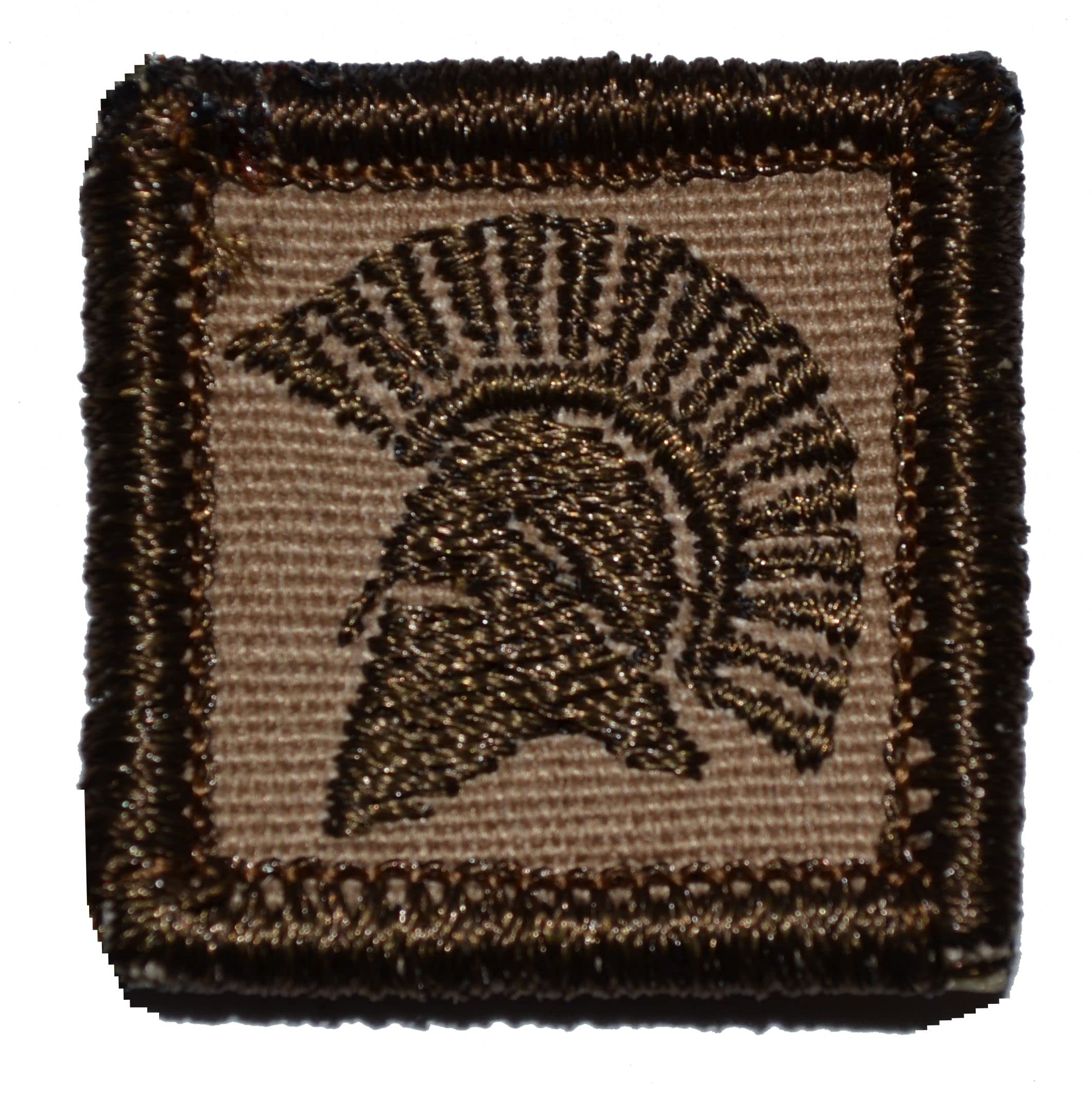 Amazon.com: Spartan Head - 1x1 Patch with Velcro - Coyote Brown ...
