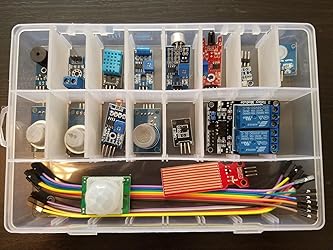 Amazon.com: KOOKYE 16 in 1 Smart Home Sensor Modules Kit for Arduino Raspberry Pi DIY ...