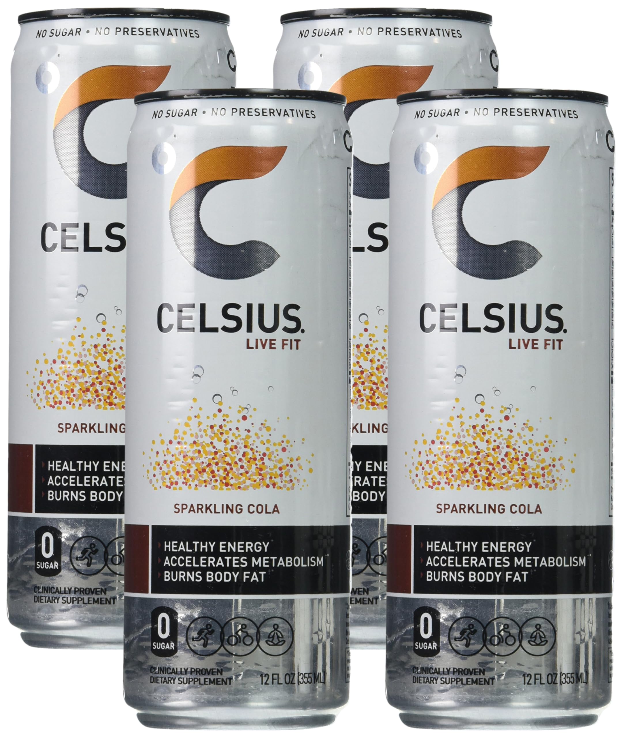 Snapklik.com : Celsius RTD Sparkling Cola, 12 Ounce