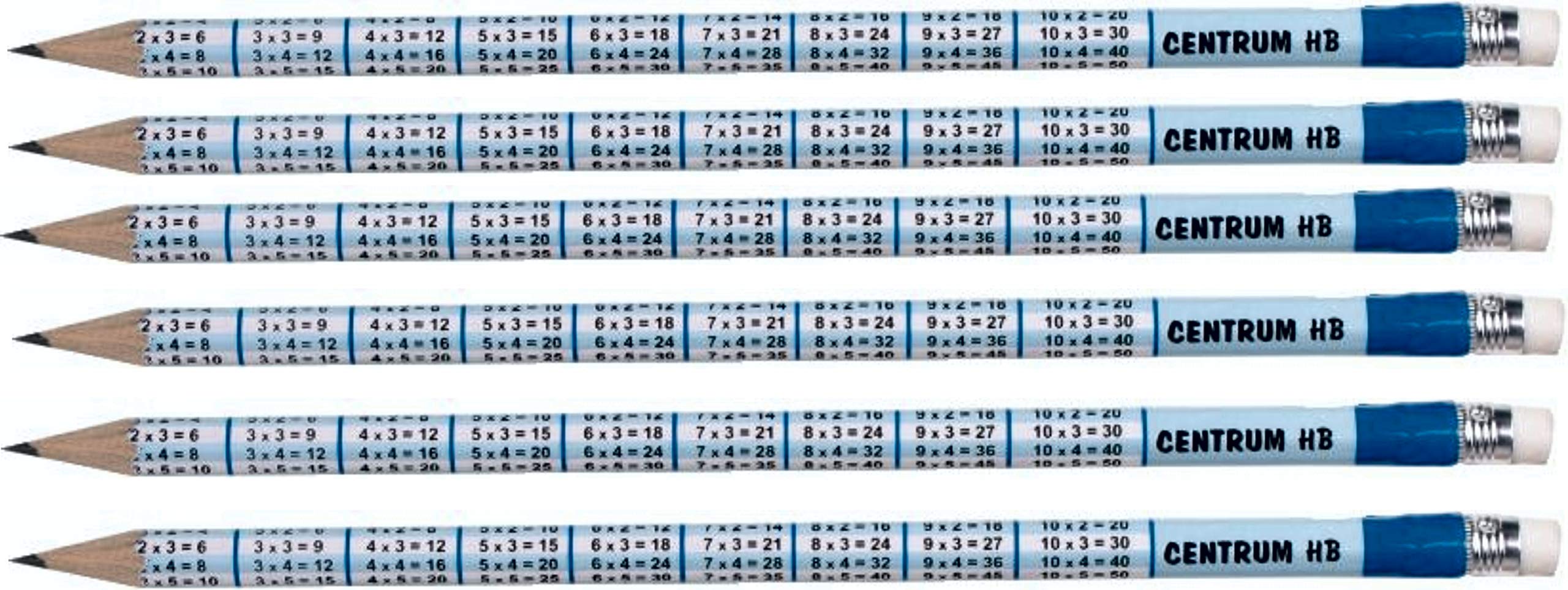 JMS we create smile Pack of 10 Multiplication Tables HB Pencils With ...