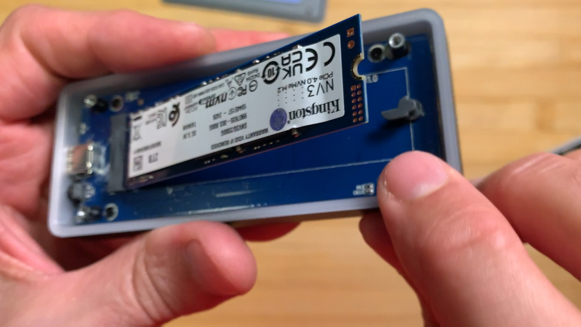 Watch Watch me install this NVME M.2 drive in a Sabrent RGB housing on ...