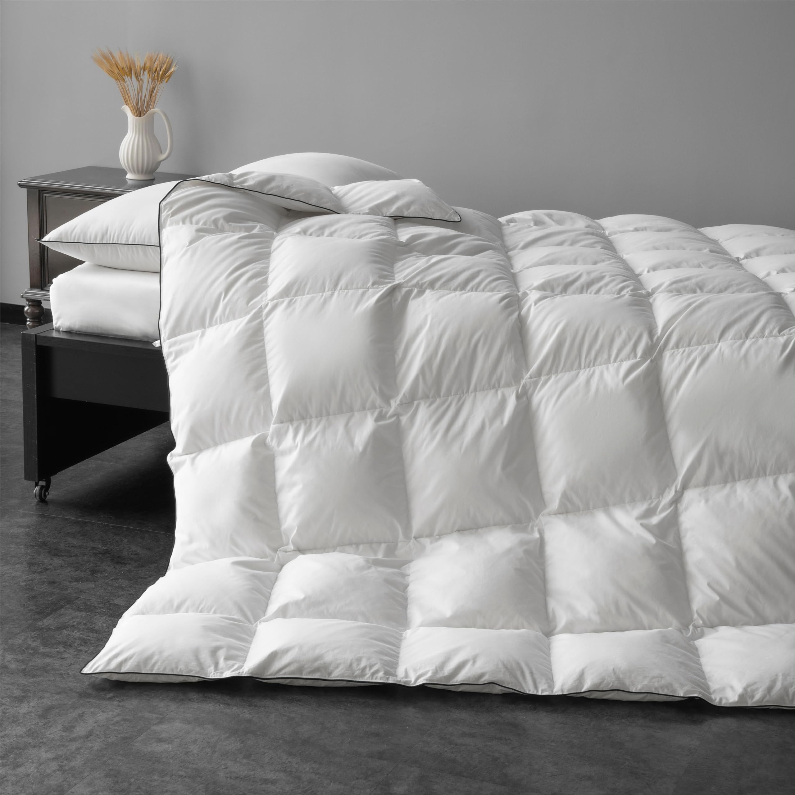 Amazon.com: MAXICOZY 850 Fill Power Hungarian Goose Down Comforter King ...