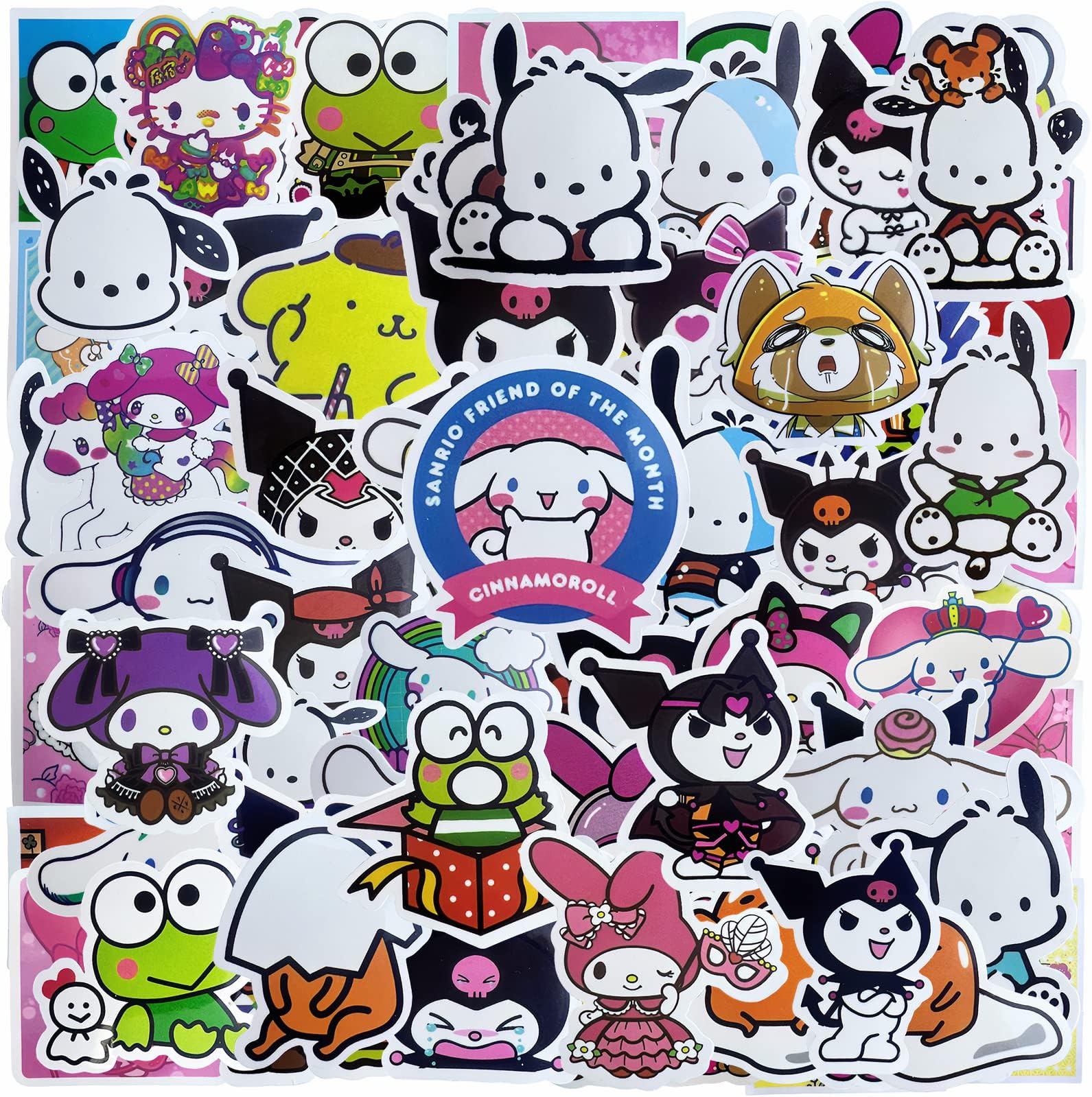 Amazon.com: 100 Pcs Cute Stickers Kawaii Stickers Anime Stickers ...