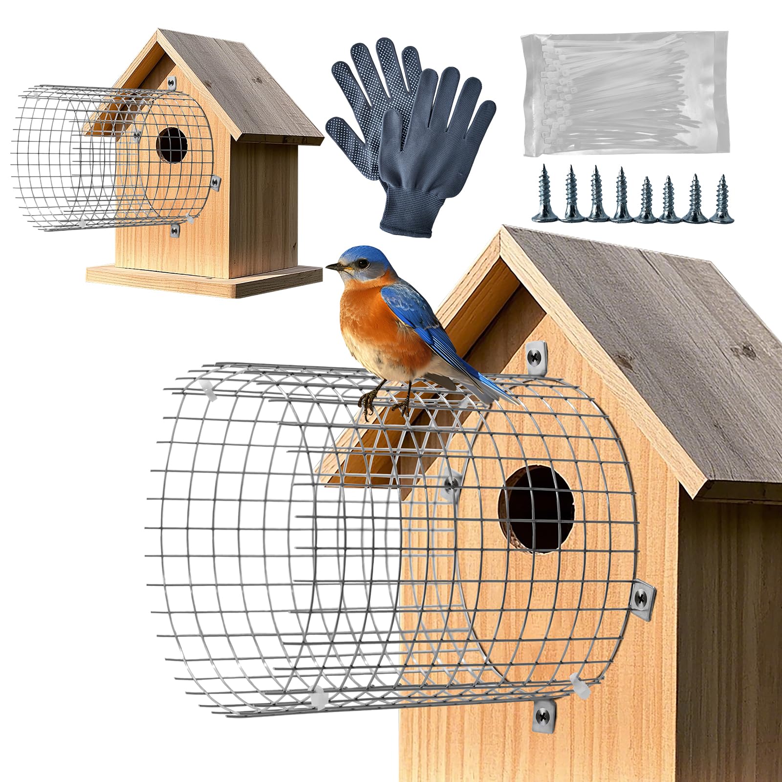 Snake Predator Guard Bluebird House