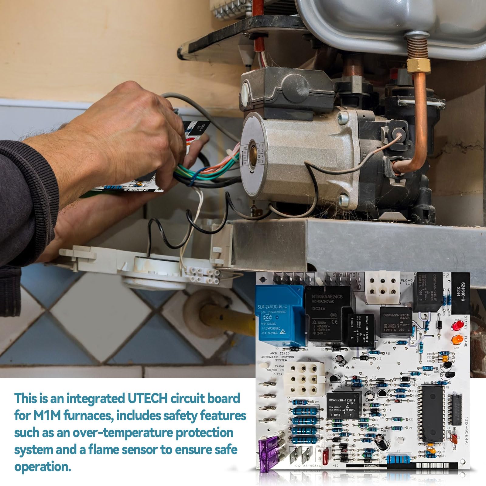 Furnace Circuit Board Replacement Miller Furnace Parts 903106 Control ...